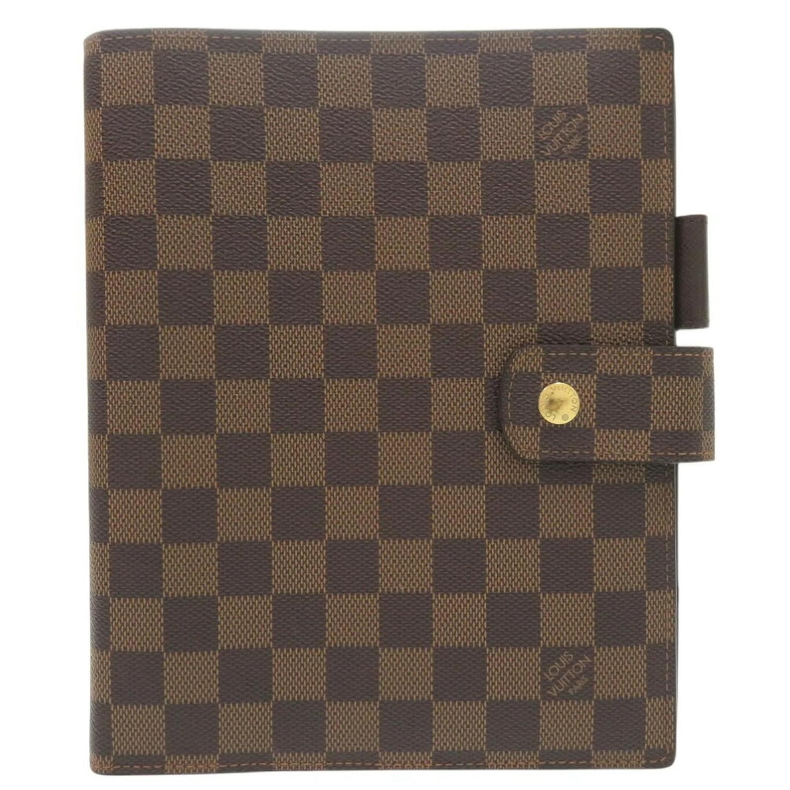 Louis Vuitton Agenda GM Notebook Cover Brown Cloth ref.2280055 - Joli ...