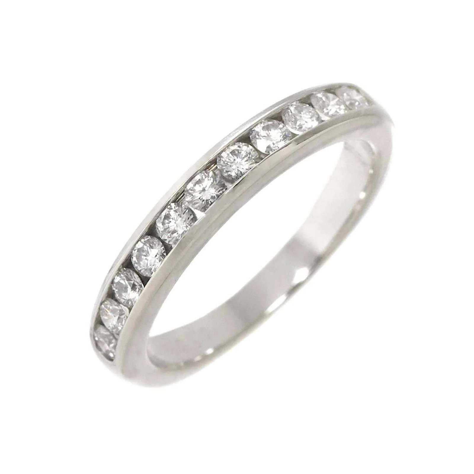 Tiffany & Co. Half Circle Channel Setting Ring Platinum ref.2281791 ...