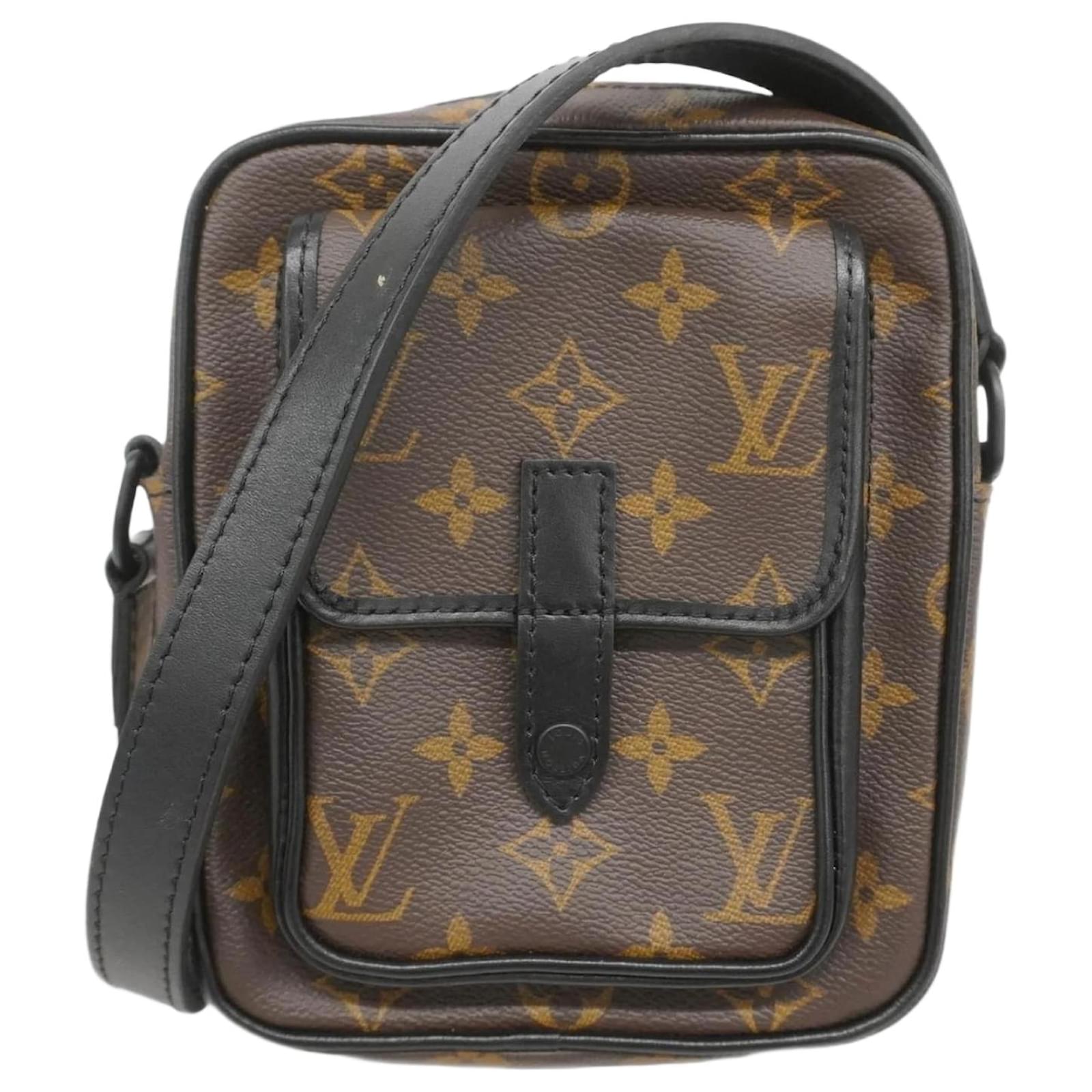 Louis Vuitton Monogram Macassar Shoulder Bag Brown Black ref.2281805 ...