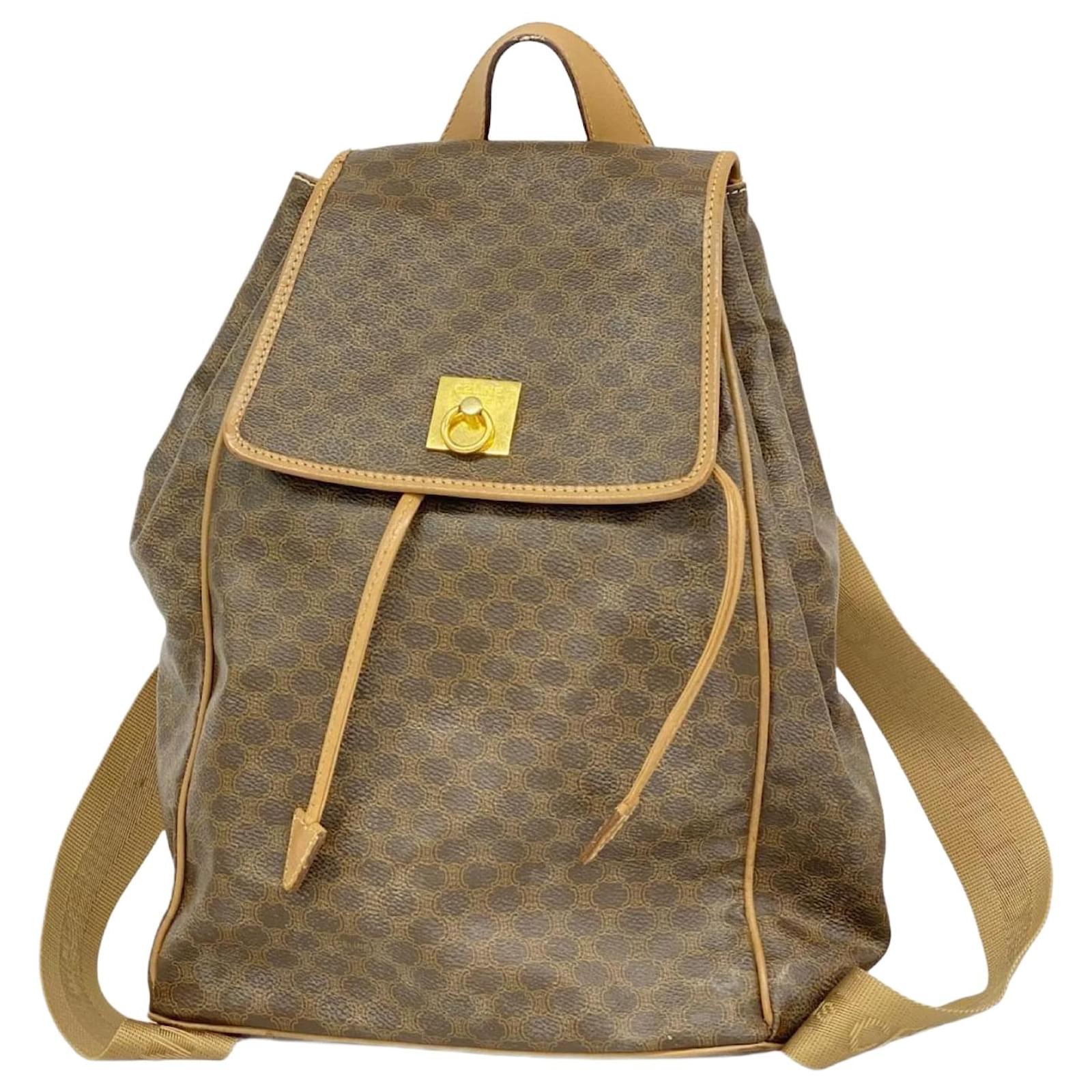 Céline Celine Brown Backpack Plastic ref.2281848 - Joli Closet