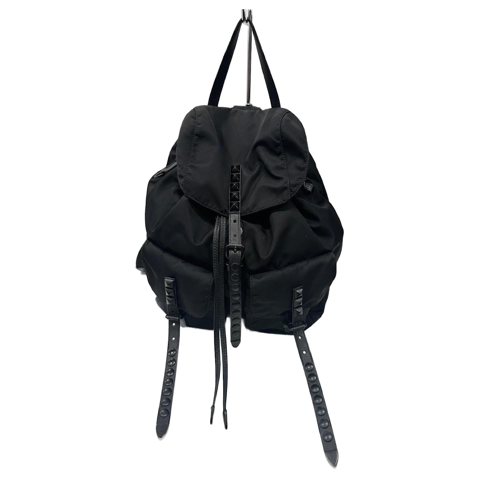 Prada backpack Black Cloth ref.2282056 - Joli Closet