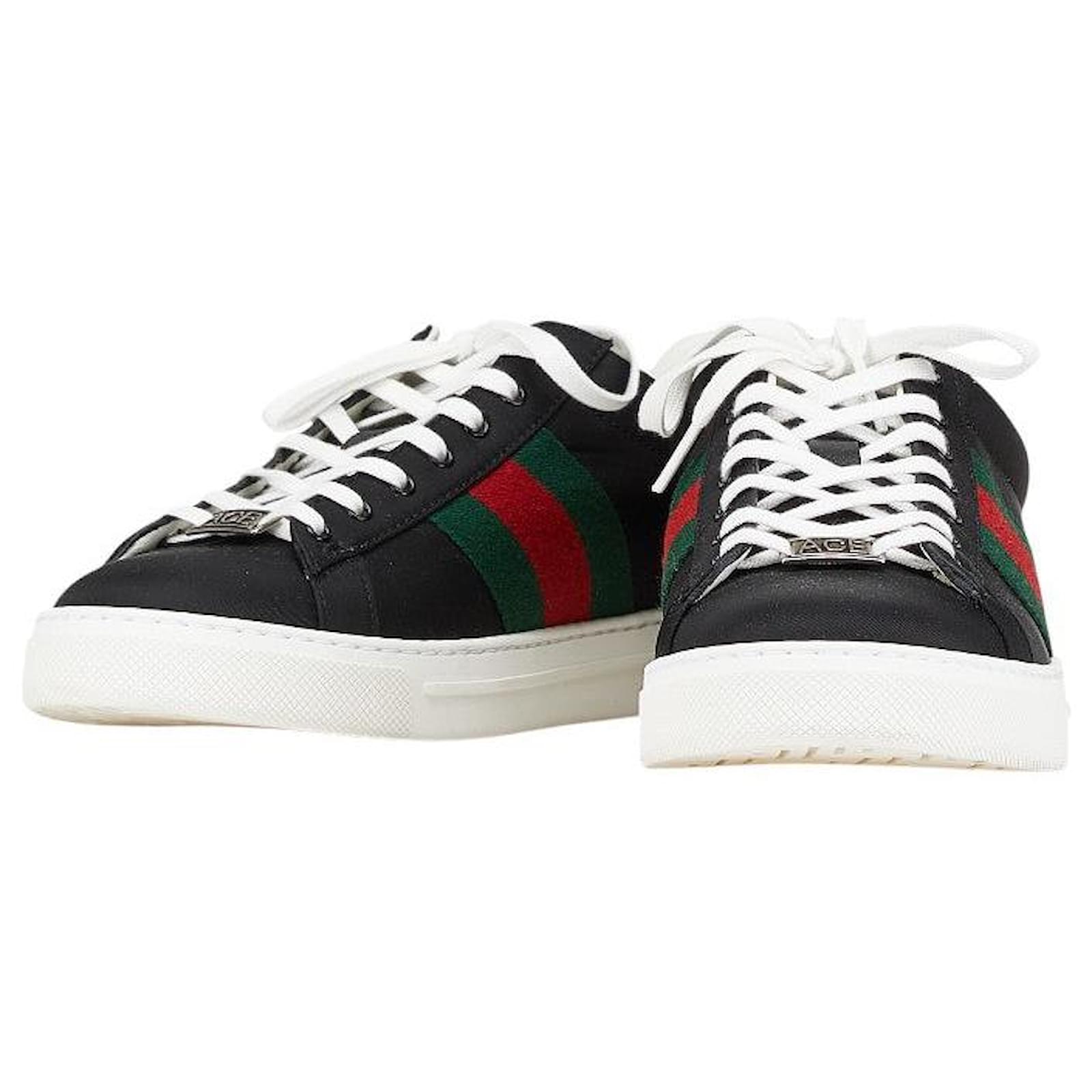 Gucci ACE Shell Crocodile-embossed Leather Sneakers ref.2291167 - Joli ...