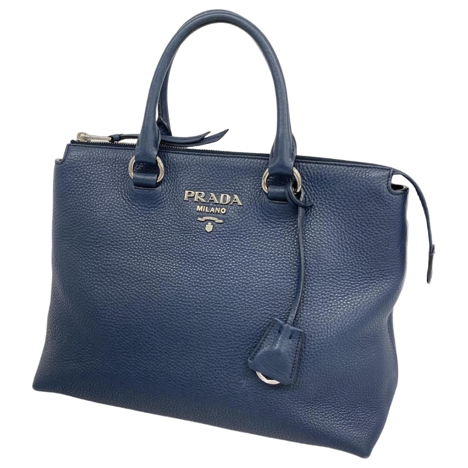 Prada Galleria Navy blue Leather ref.2293864 - Joli Closet