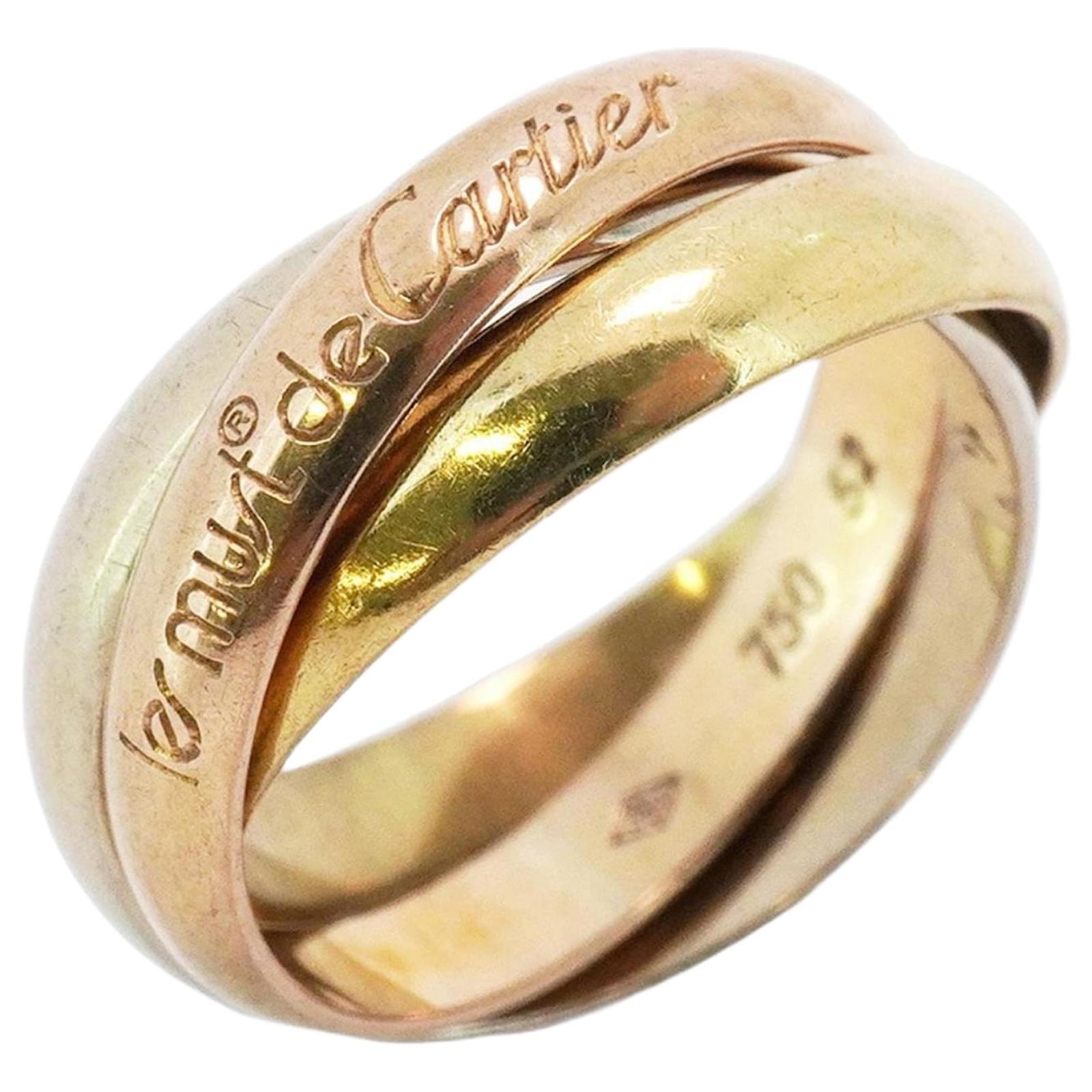 Cartier Trinity Golden White gold ref.2296390 - Joli Closet