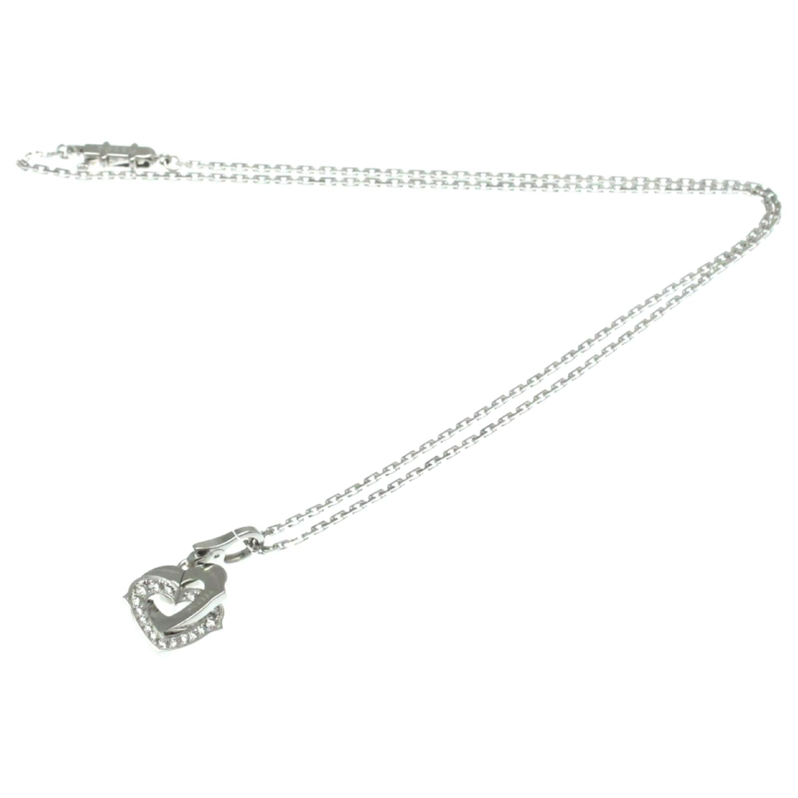 Cartier Heart Silvery White gold ref.2300653 - Joli Closet