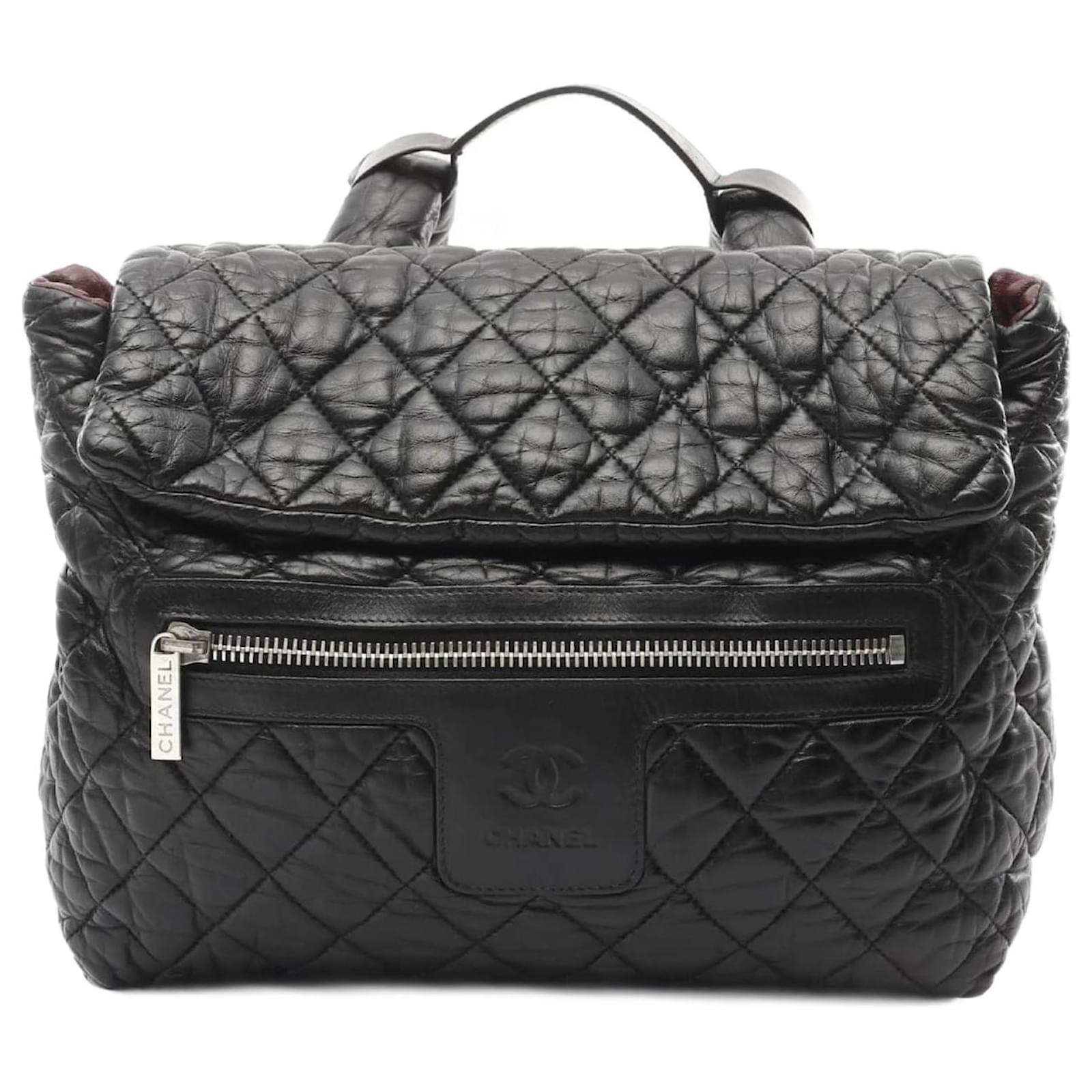 Chanel Coco Cocoon Leather Backpack Black ref.2300988 - Joli Closet