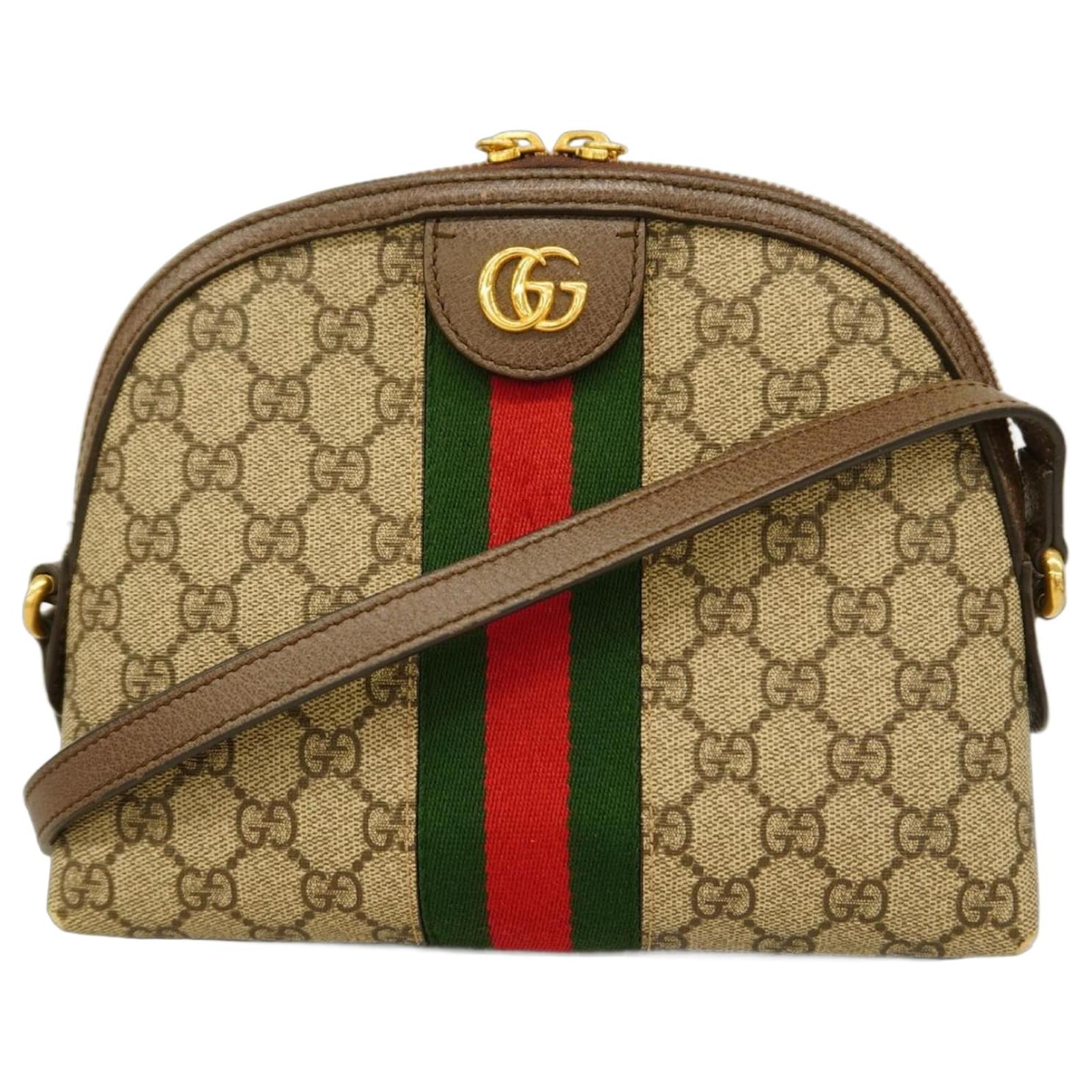 Gucci Ophidia Shoulder Bag Brown Plastic ref.2303400 - Joli Closet
