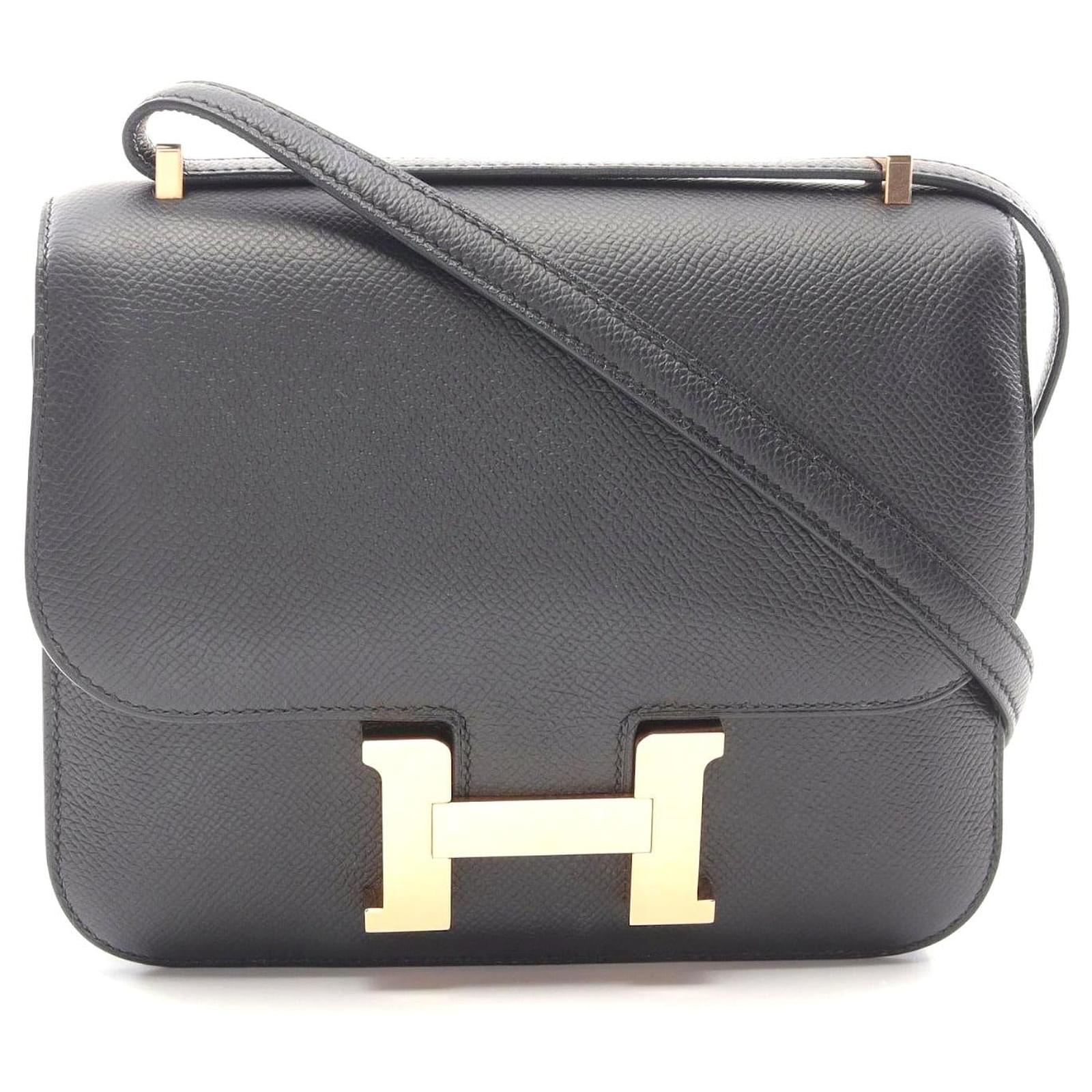Hermès Hermes Constance 3 Mini Shoulder Bag Black ref.2307319 - Joli Closet