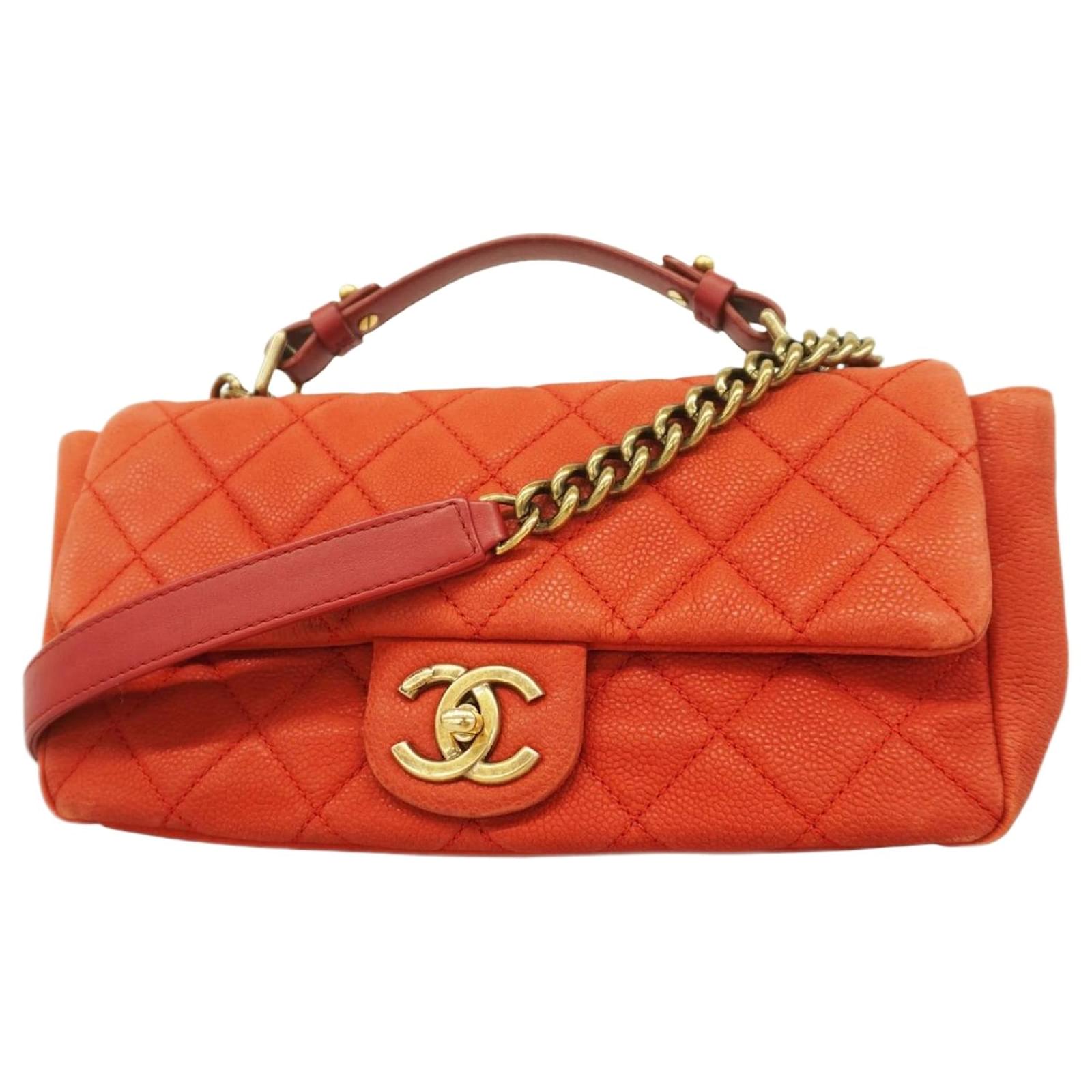 Chanel Coco Handle Red Leather ref.2311621 - Joli Closet