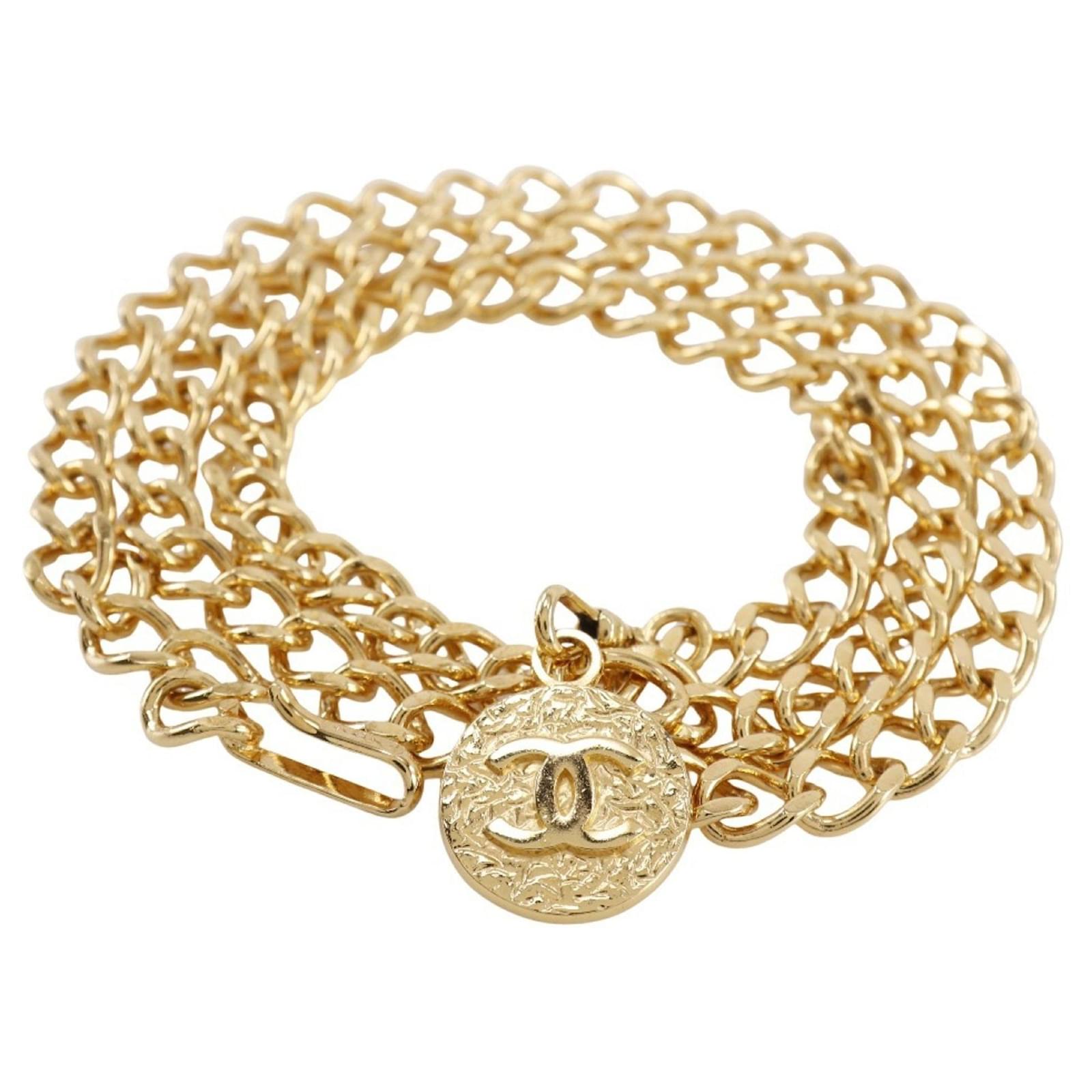 Chanel Coco Mark Golden Gold-plated ref.2321985 - Joli Closet