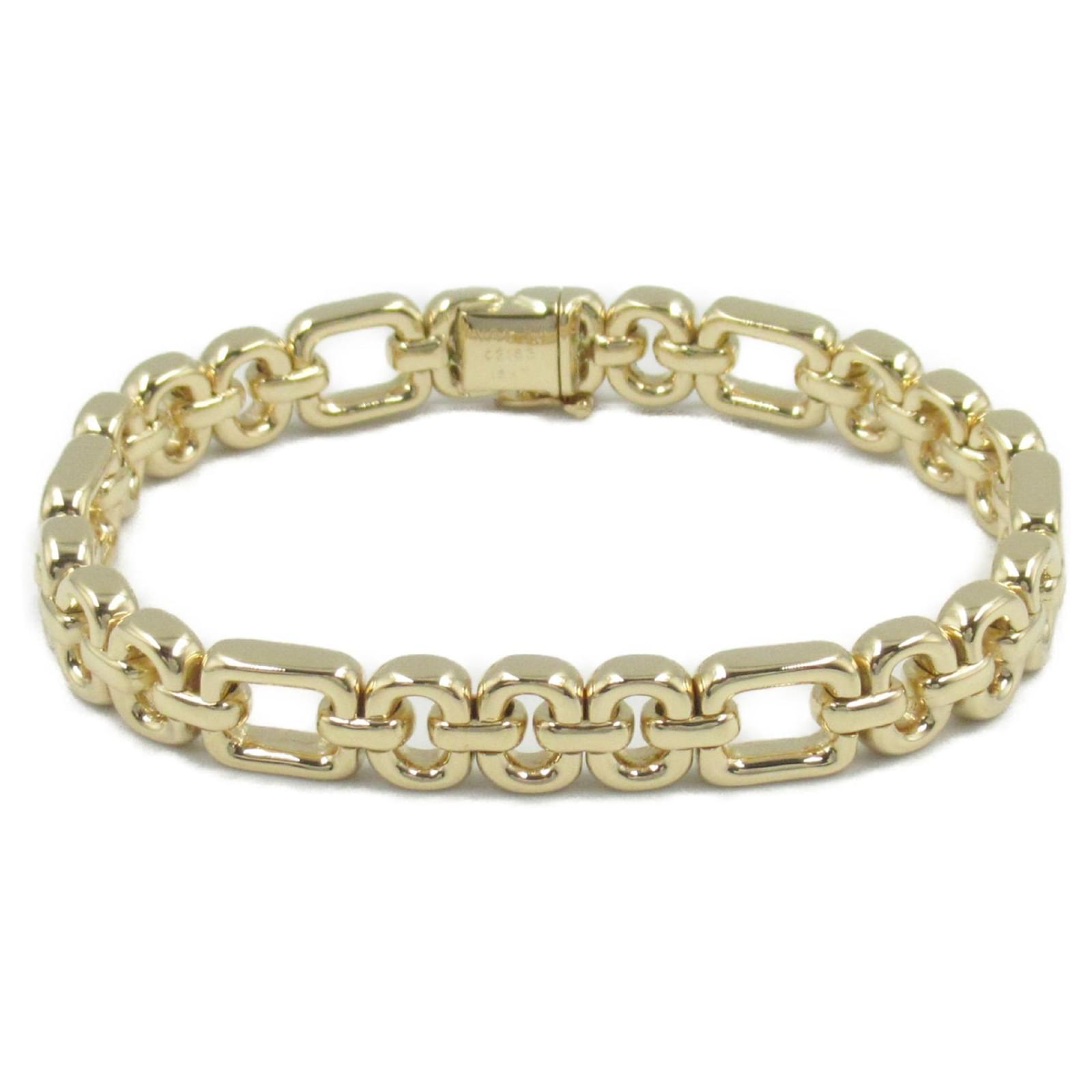 Van Cleef & Arpels 18K Yellow Gold Charm Bracelet Golden ref.2329044 ...
