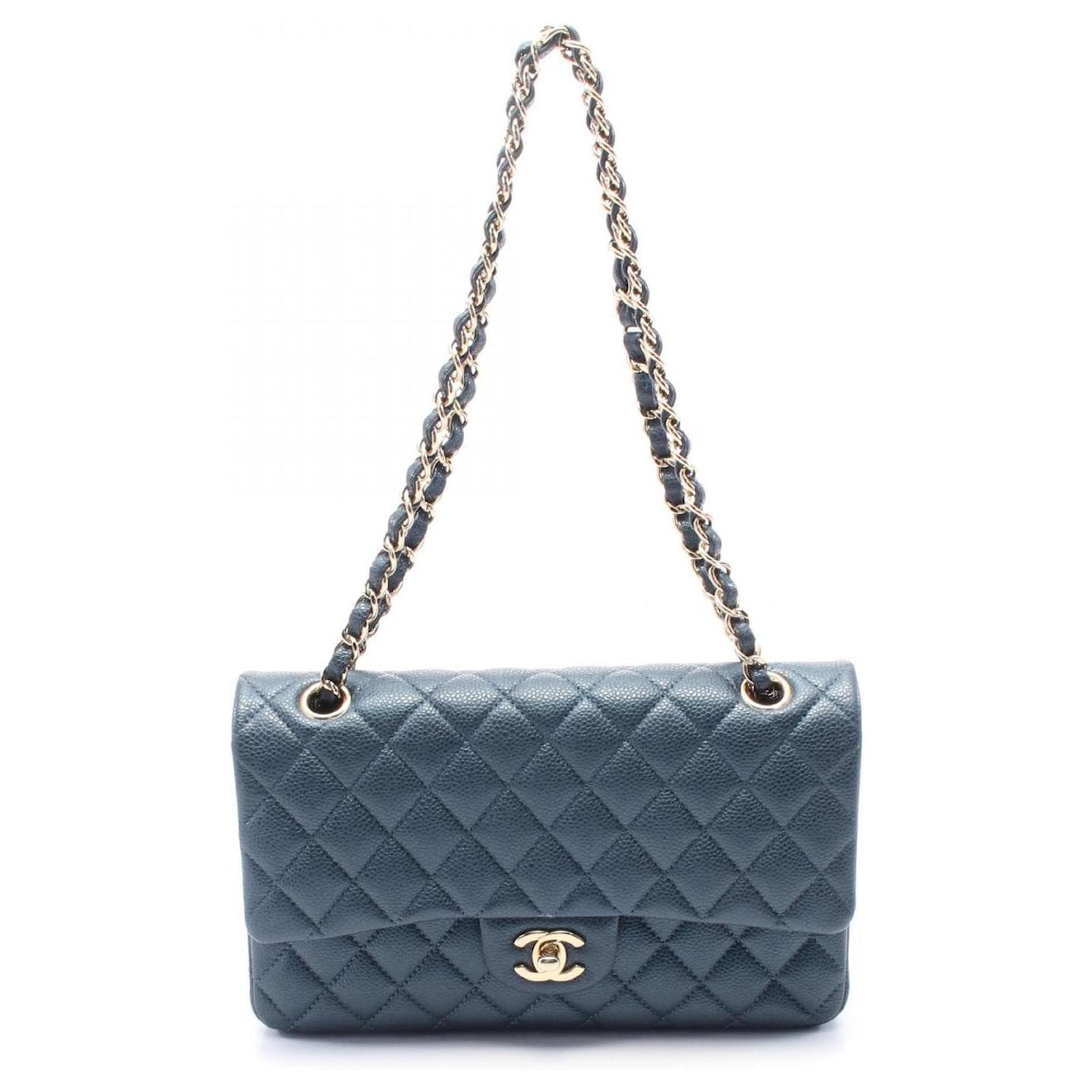Chanel Timeless Blue Leather ref.2330088 - Joli Closet
