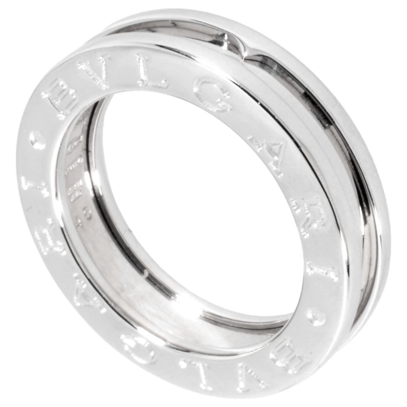 Bulgari B-ZERO ring # 46 Silvery White gold ref.2336496 - Joli Closet