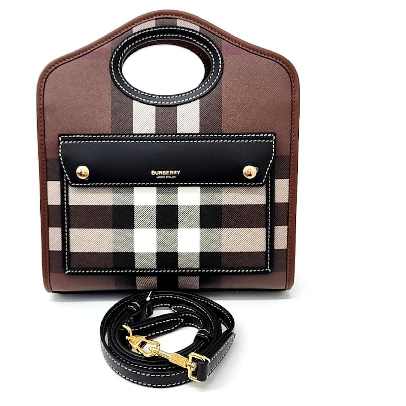 Burberry Pocket Bag Mini Brown Leather ref.2340603 - Joli Closet