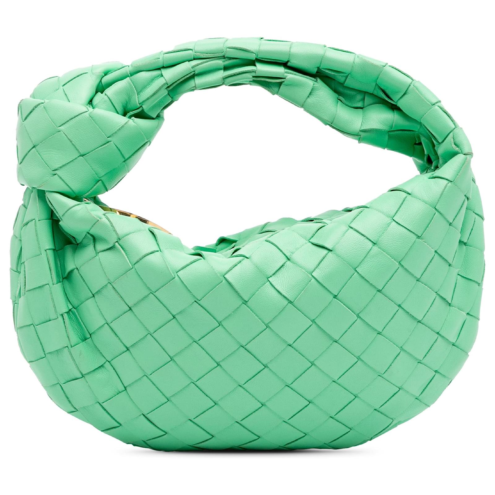 Bottega Veneta Green Mini Nappa Intrecciato Jodie Leather ref.2344035 ...