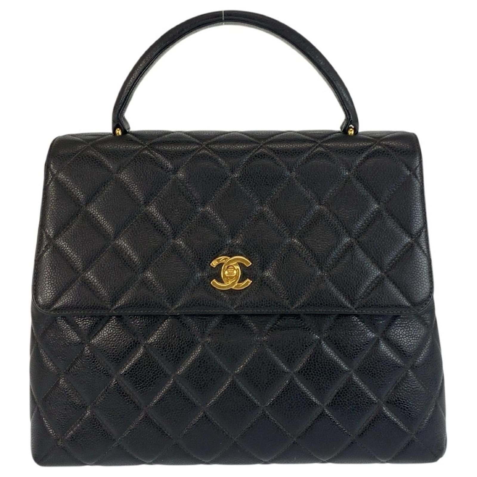 Chanel Coco Handle Black Leather ref.2345448 - Joli Closet