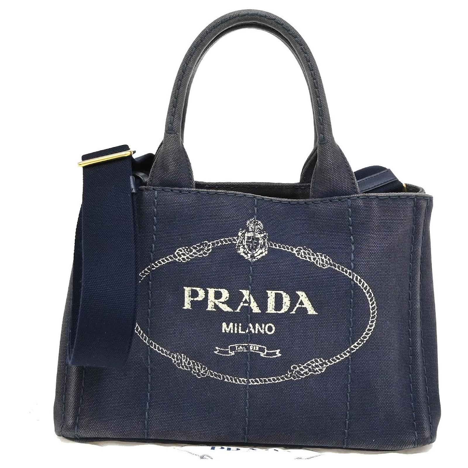 Prada Canapa Blue Cloth ref.2348905 - Joli Closet