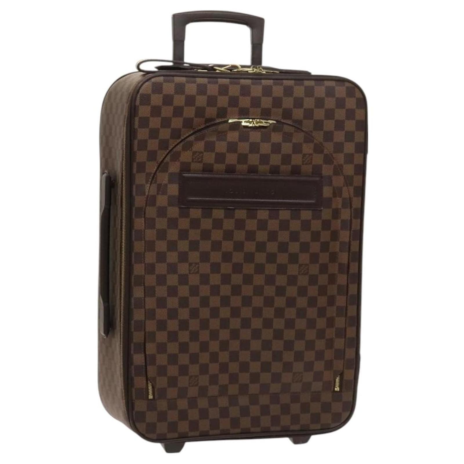 LOUIS VUITTON Damier Ebene Pegas 55 suitcase N23294 LV Auth 129491 ref ...