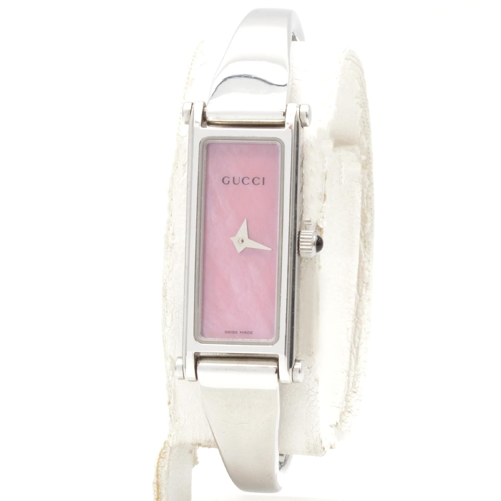 Very nice Gucci watch, model 1500L. Silvery Steel ref.2360372 - Joli Closet