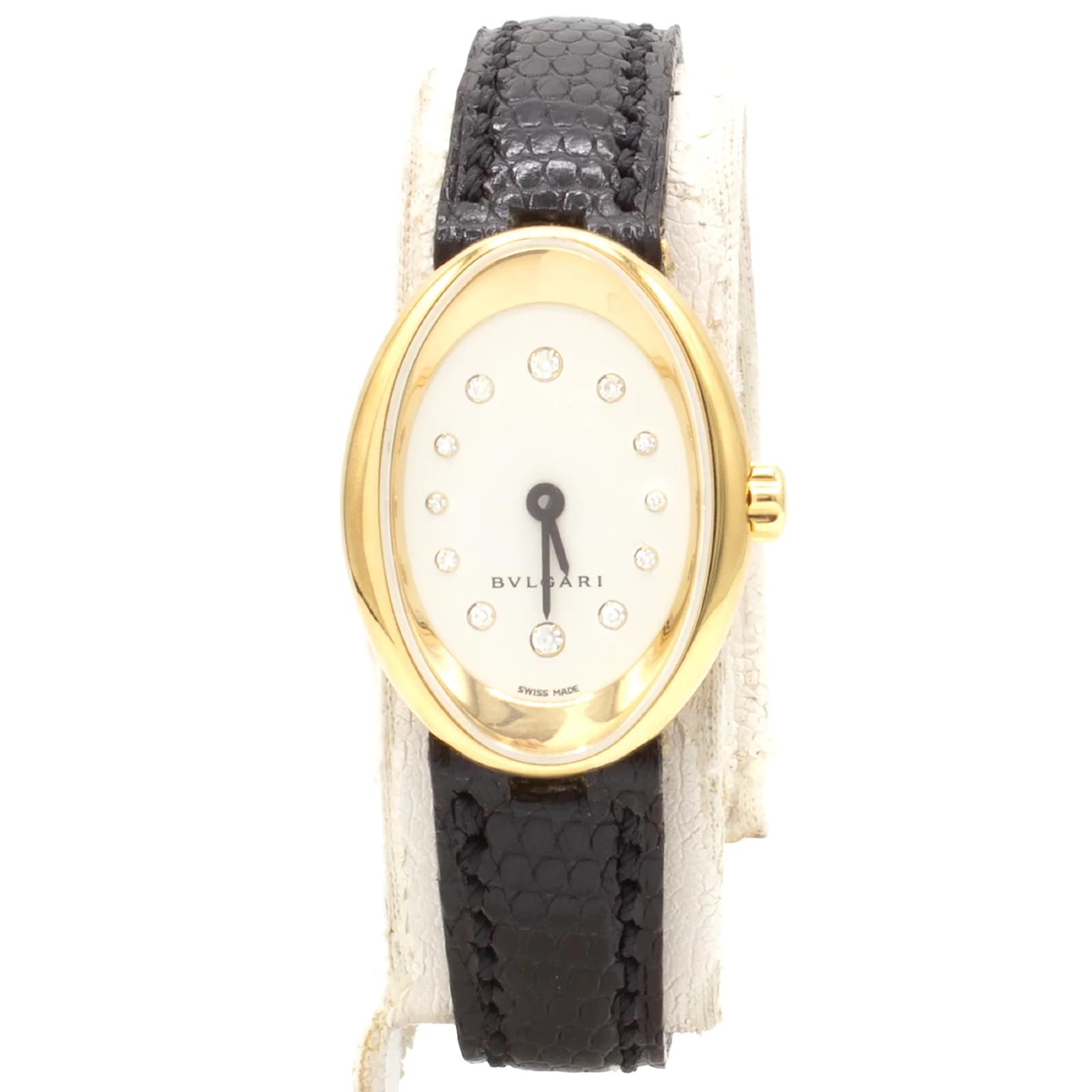 Bulgari Oval watch, model OV27G Golden Yellow gold ref.2360467 - Joli ...