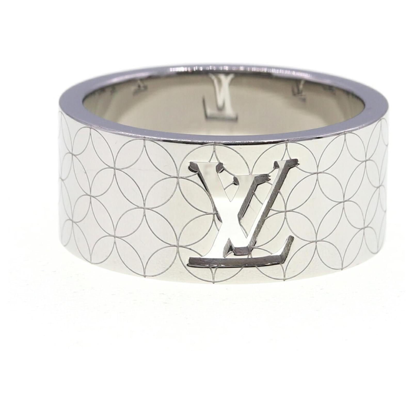 Louis Vuitton Silver Band Ring Silvery Metal ref.2367733 - Joli Closet