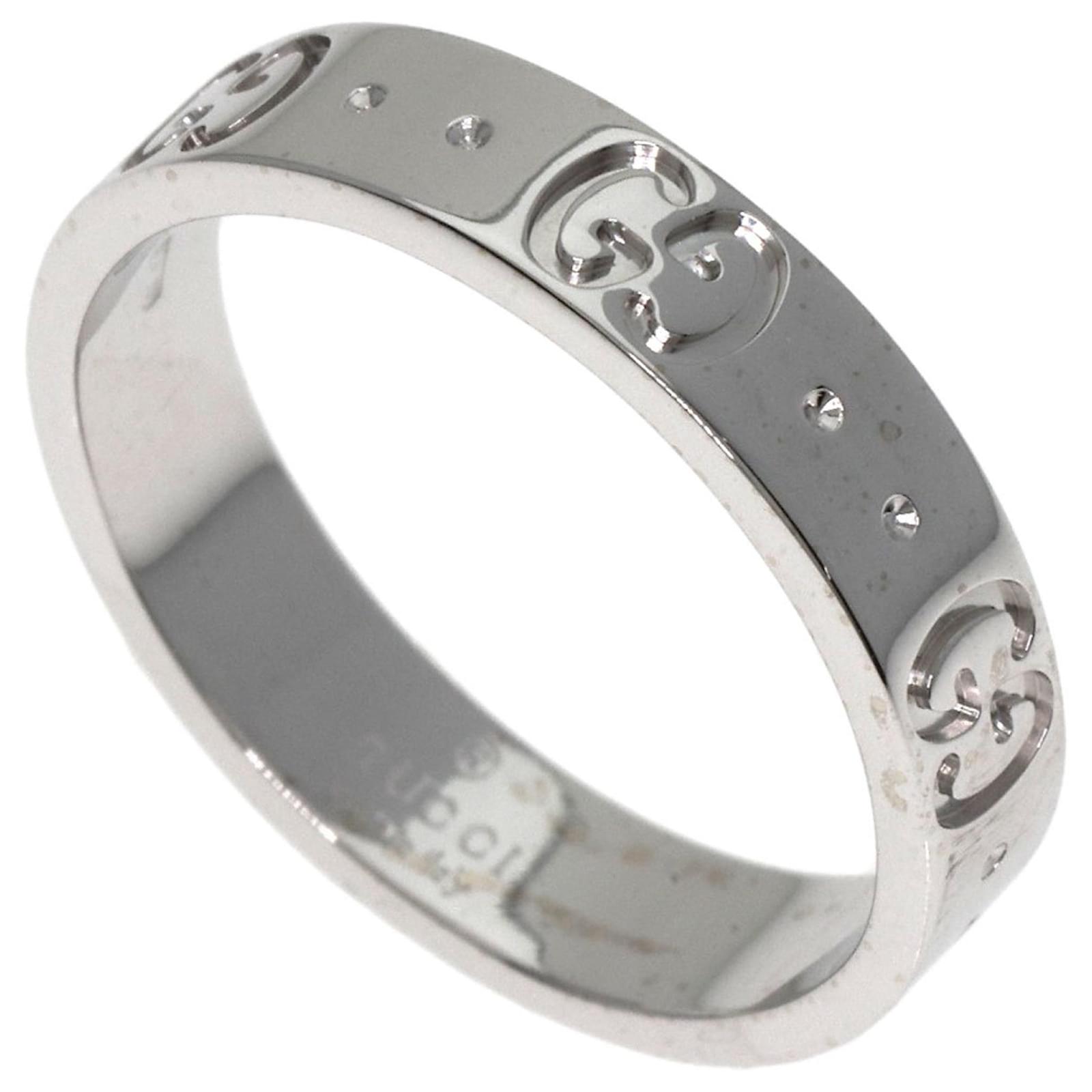 Gucci Icon Silvery White gold ref.2368118 - Joli Closet