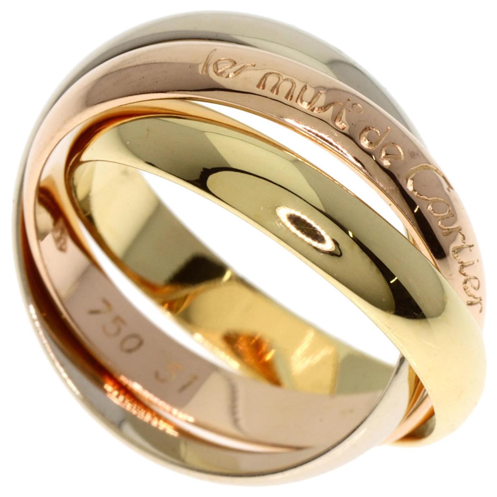 Cartier Trinity Golden White gold ref.2371747 - Joli Closet