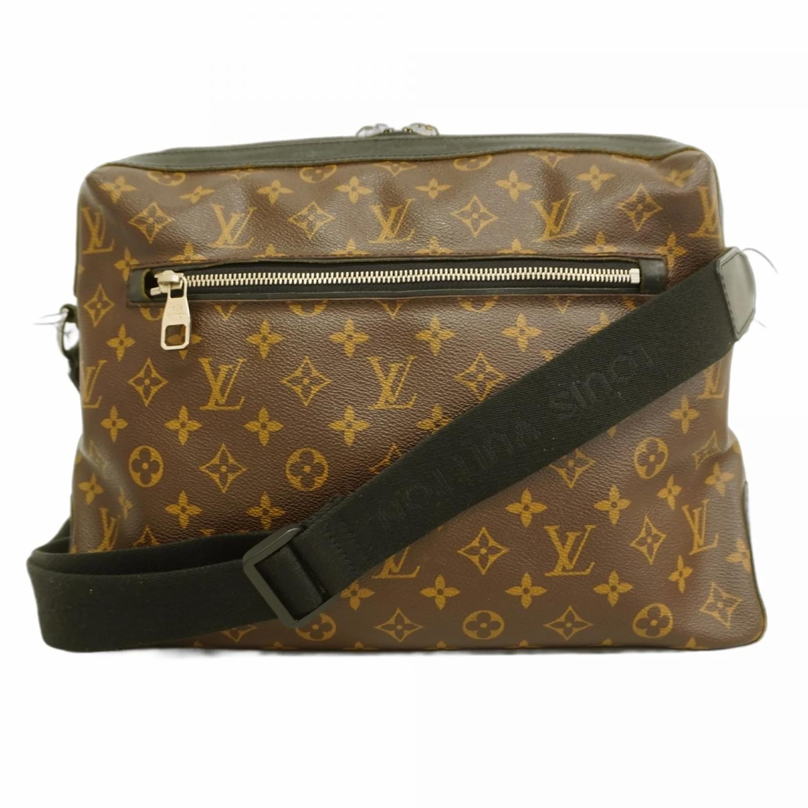 Louis Vuitton Monogram Macassar Torres Shoulder Bag Brown Black ref ...
