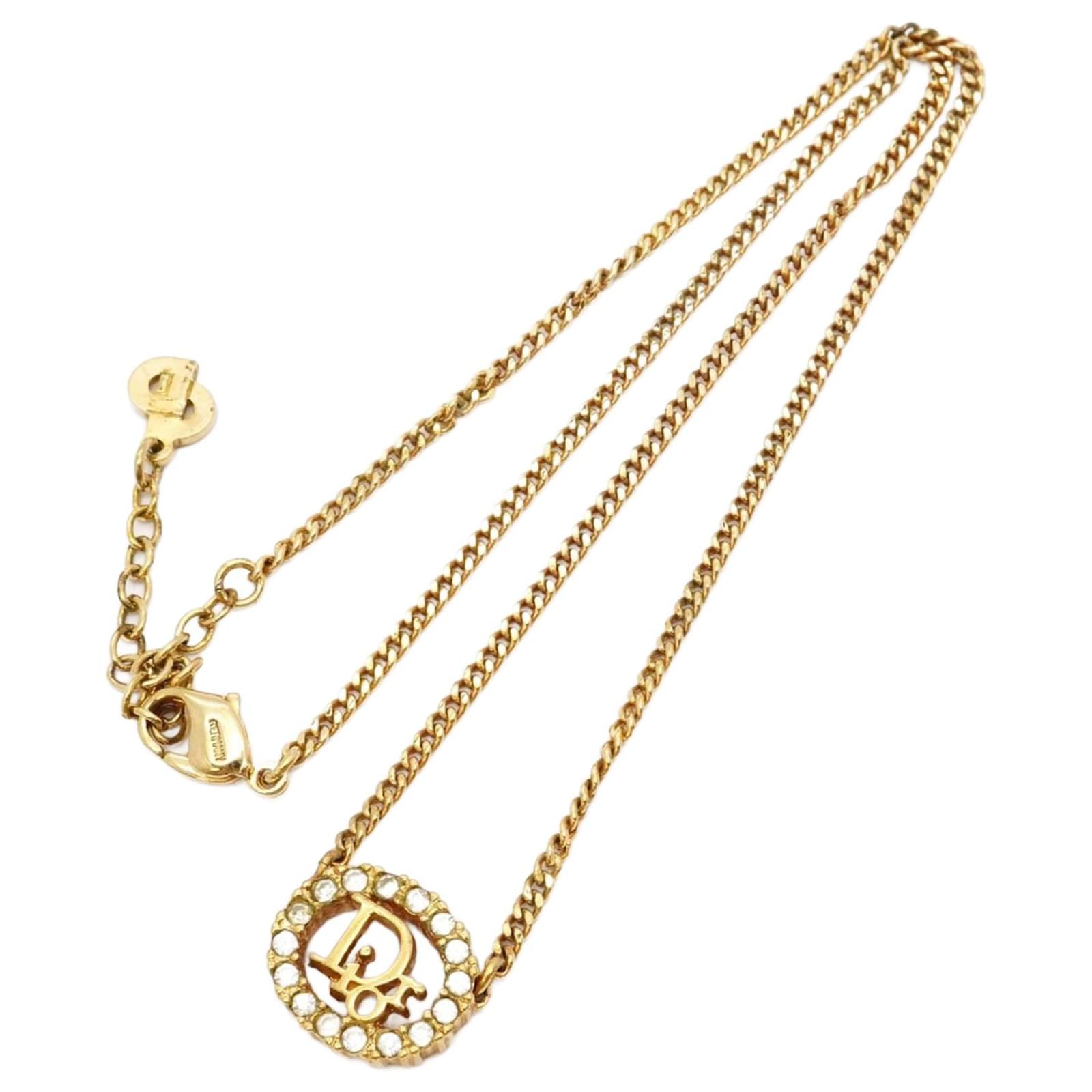 Dior Logo Golden Gold-plated ref.2378475 - Joli Closet