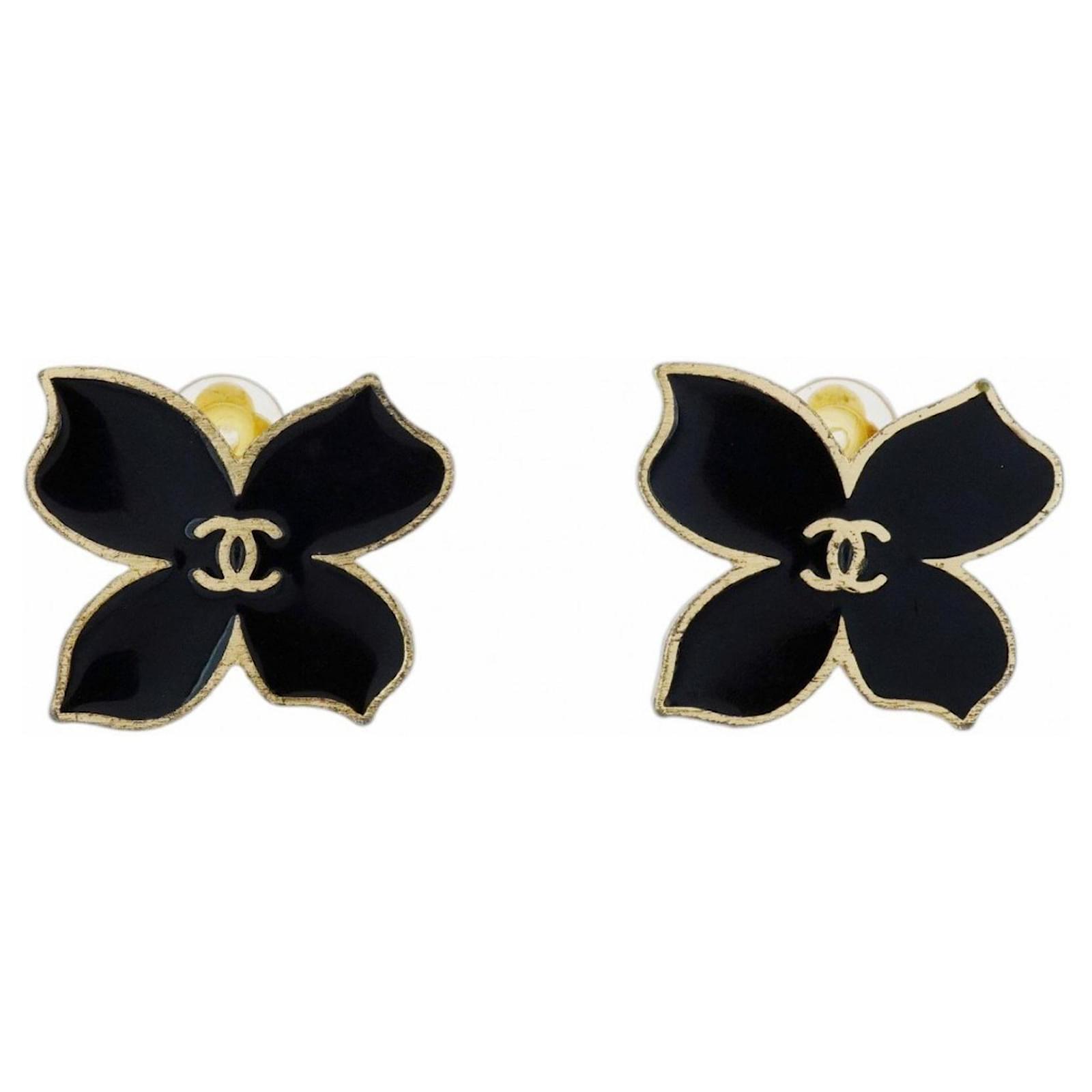 Chanel Coco Mark Black Gold-plated ref.2404958 - Joli Closet