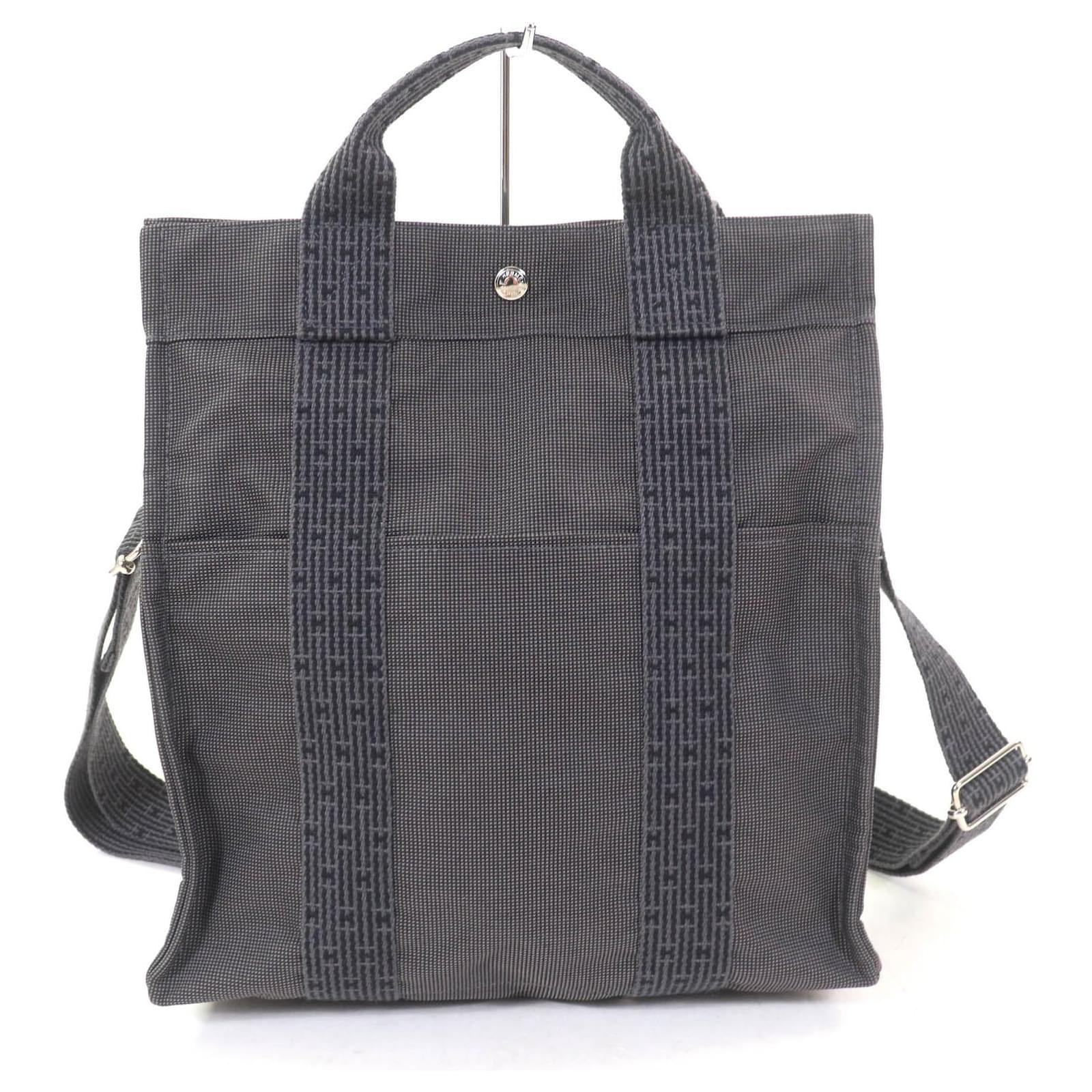 Hermès Hermes Her Line Daypack Polyamide Backpack Brown Grey Plastic ...