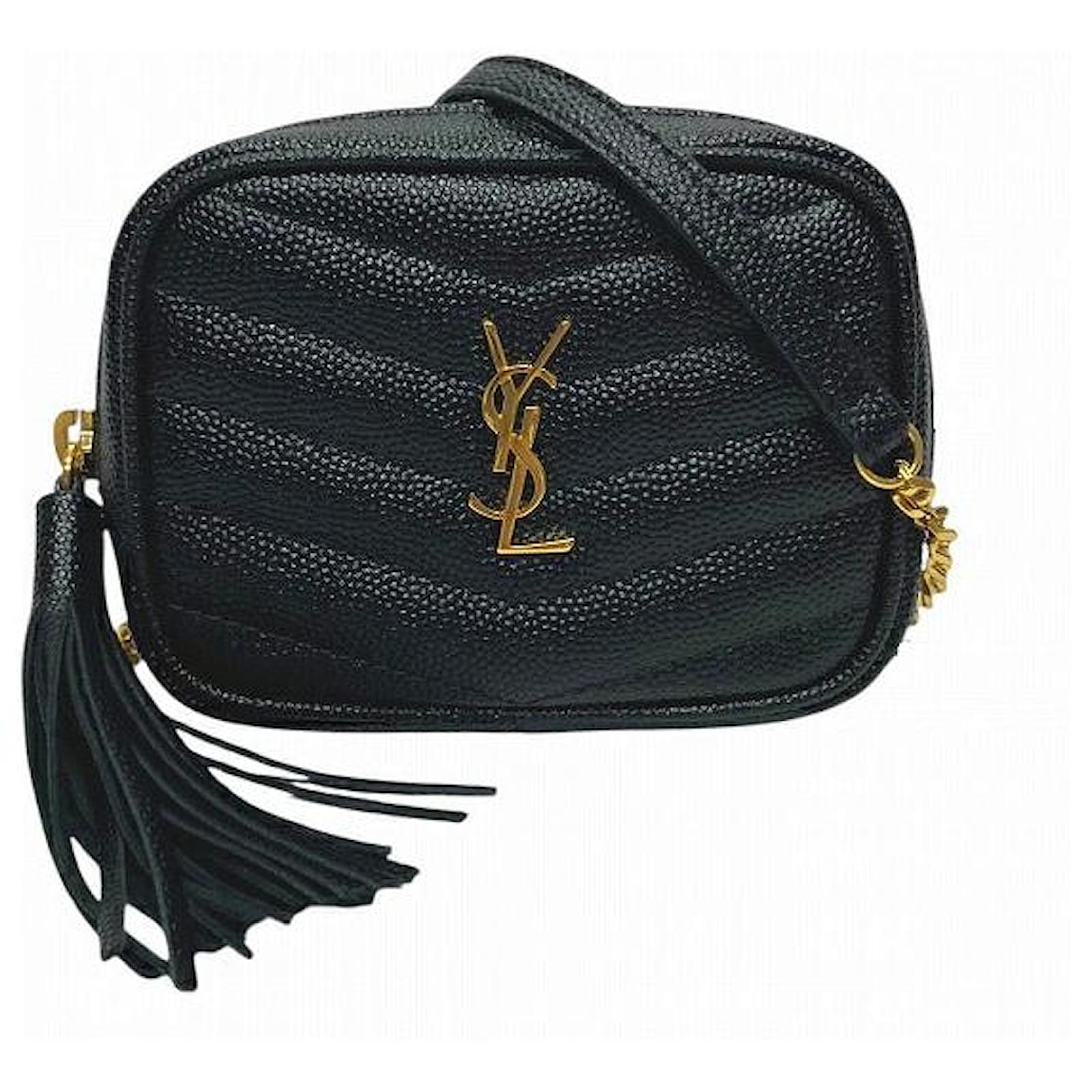 Yves Saint Laurent Baby Lou Shoulder Bag Black Leather ref.2412564 ...