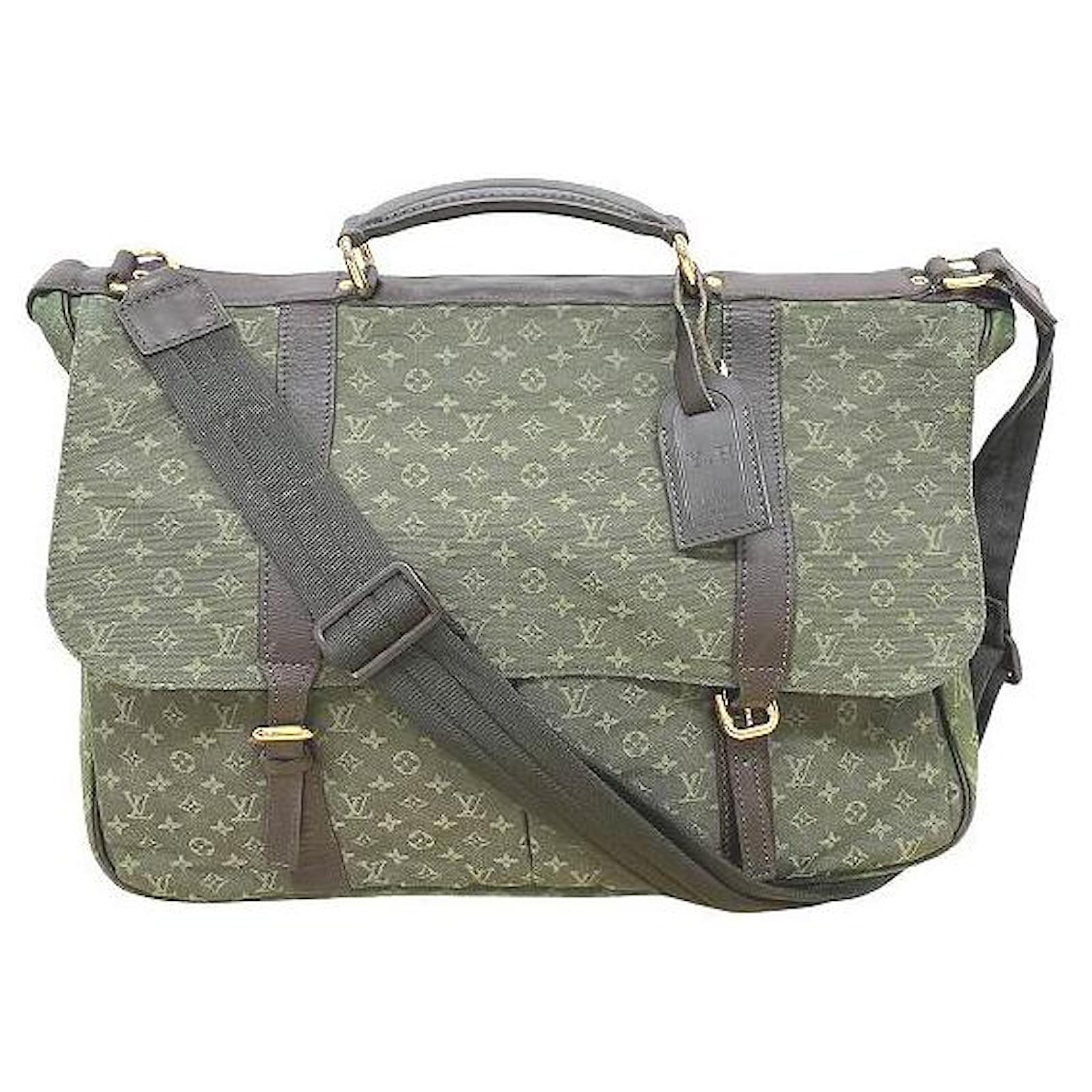 Louis Vuitton Denise Monogram Mini 2way Briefcase Brown Cloth ref ...