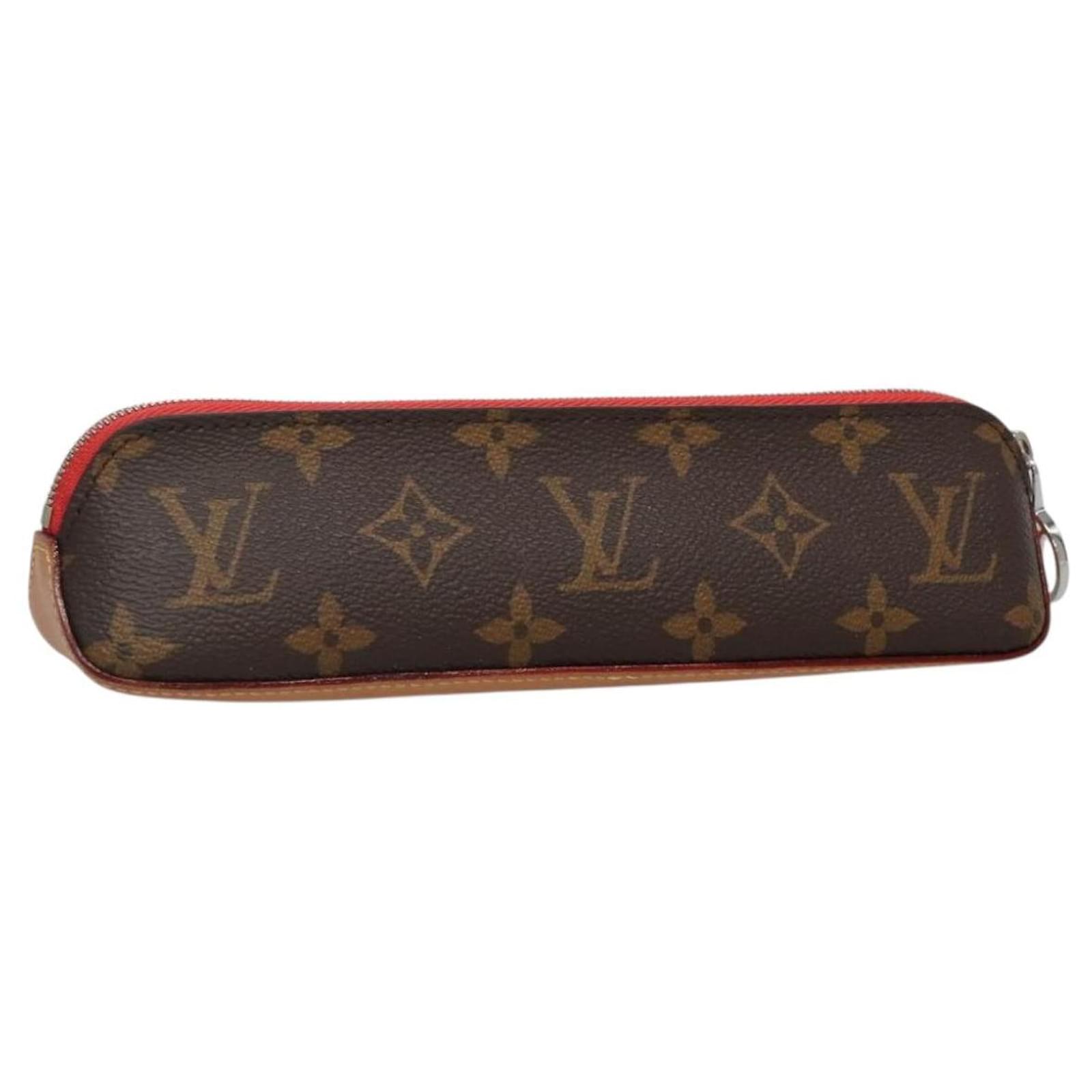 LOUIS VUITTON Monogram Trousse Elizabeth Pen Case GI0009 LV Auth 133666 ...