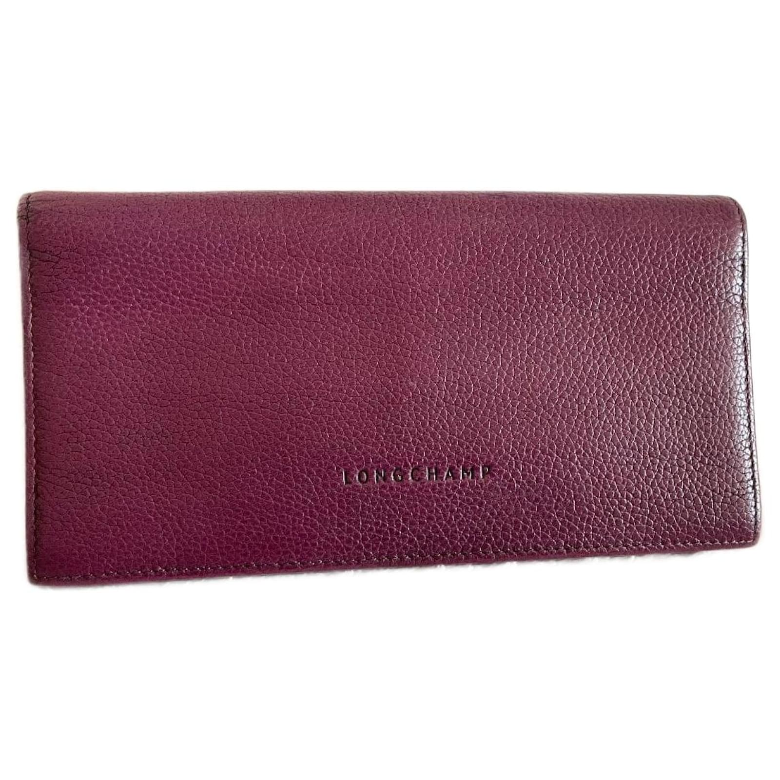 Longchamp Wallets Purple Leather ref.2416623 - Joli Closet
