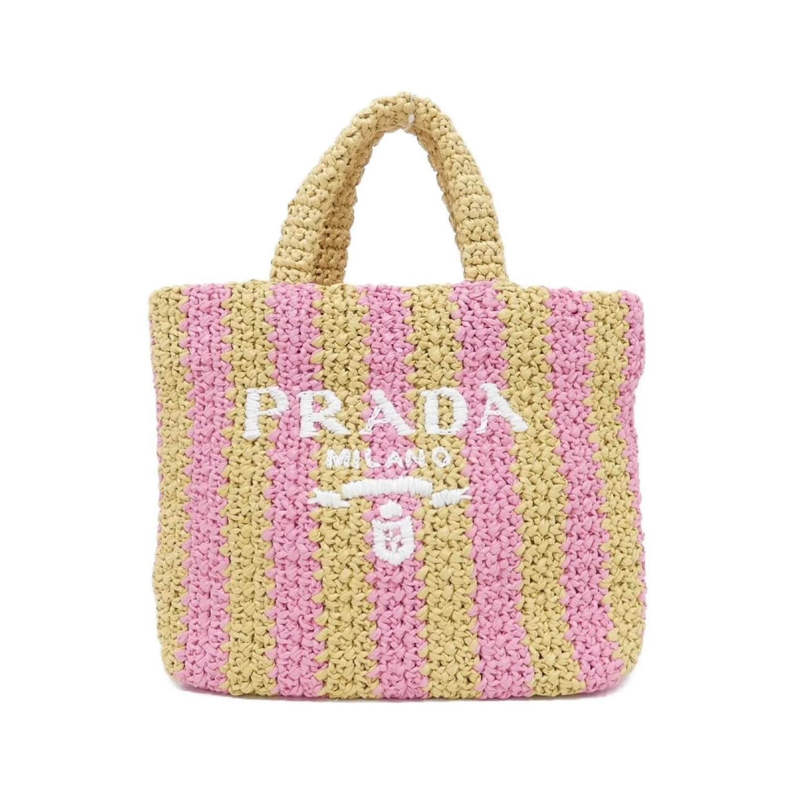 Prada Raffia Handbag ref.2417518 - Joli Closet
