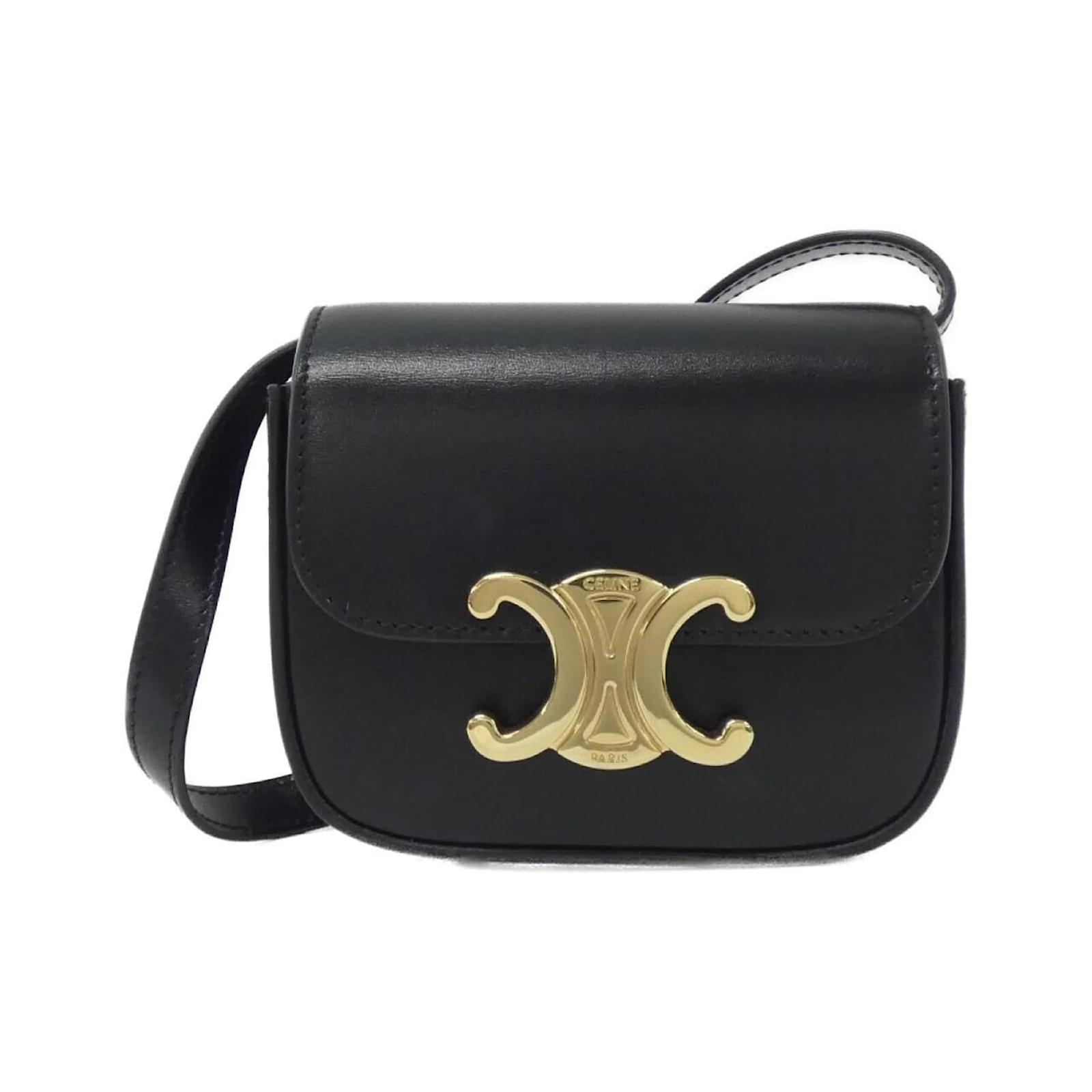 Céline Celine Mini Claude Shoulder Bag Black Leather ref.2420676 - Joli ...