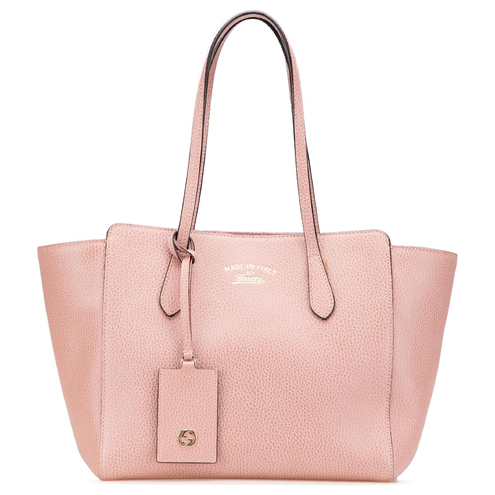 Gucci Pink Medium Leather Swing Tote Pony-style calfskin ref.2420865 - Joli Closet