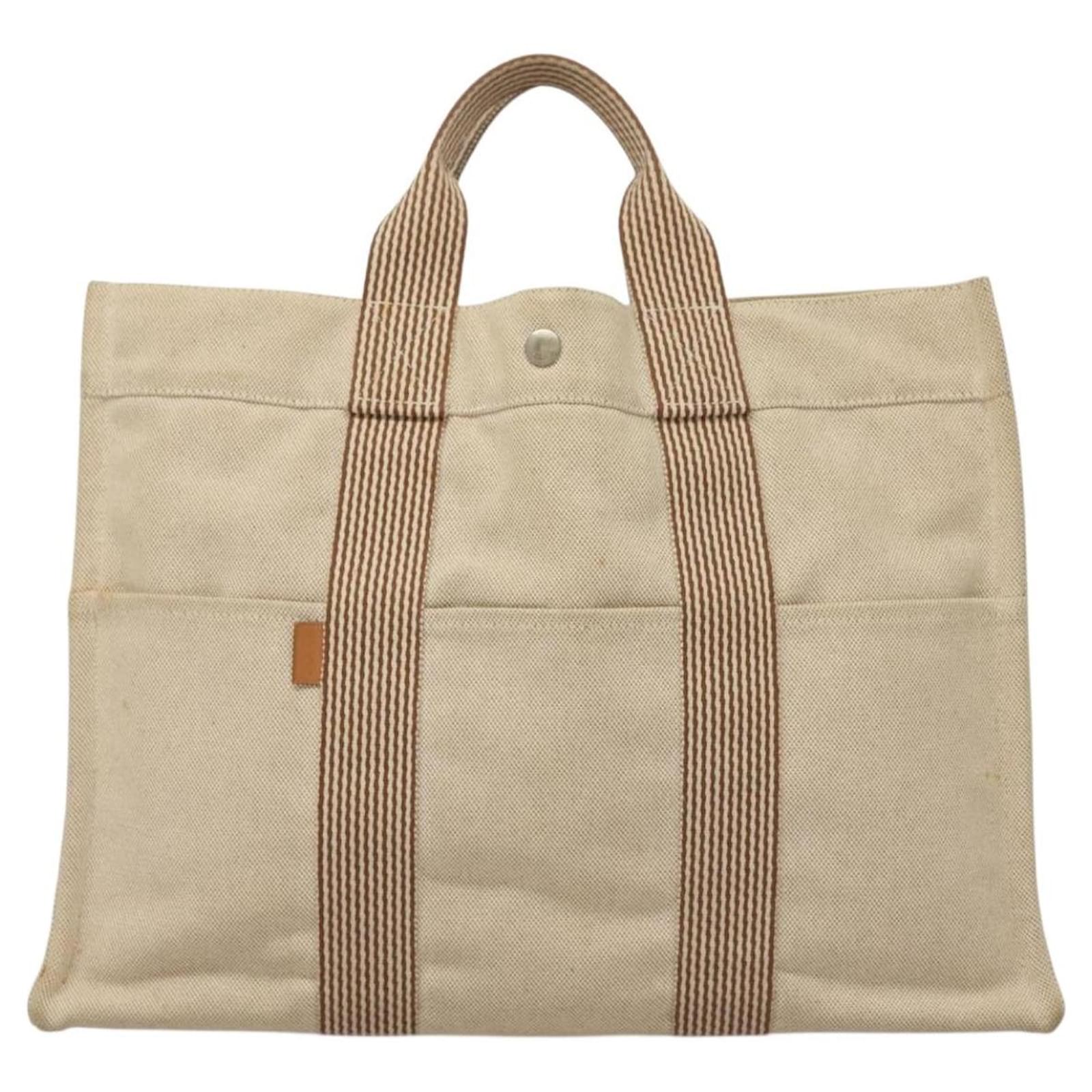 Hermès Tote Bag Beige Cloth ref.2421443 - Joli Closet
