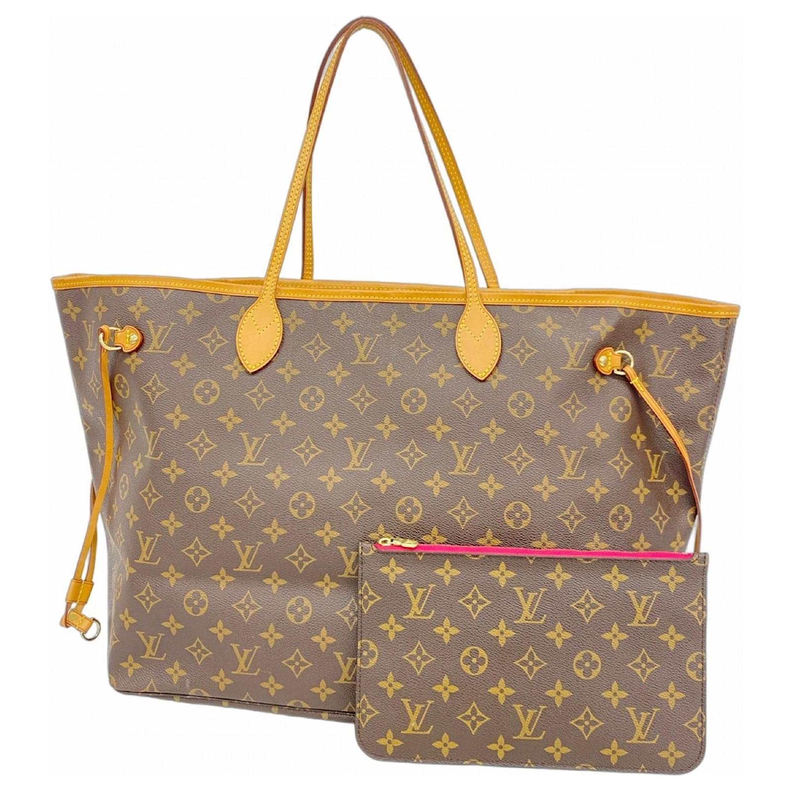 Louis Vuitton Monogram Neverfull GM Tote Bag Fuschia ref.2423298 - Joli ...