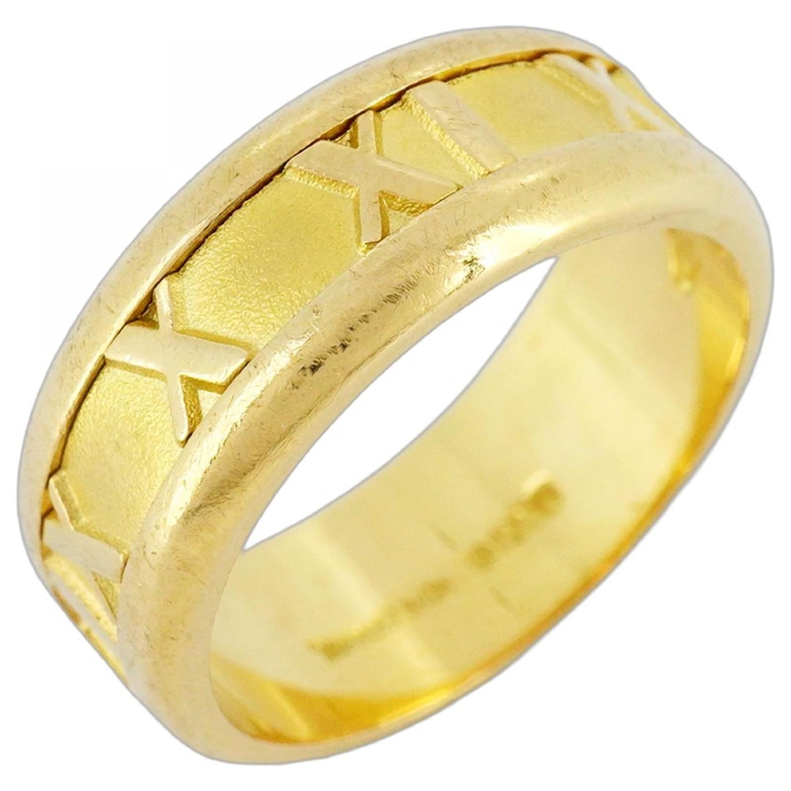 Tiffany & Co Tiffany Atlas Band Ring in 18K Yellow Gold ref.2431613 ...