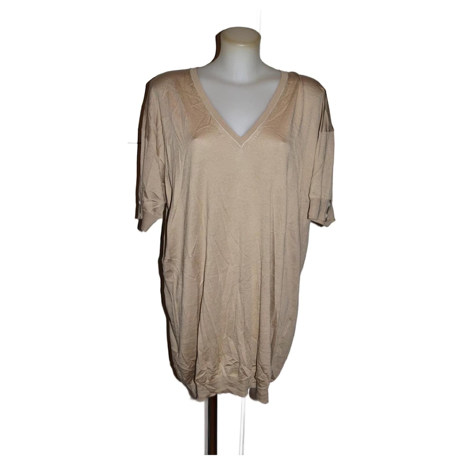 Fay dress Beige Silk Cotton ref.2432463 - Joli Closet