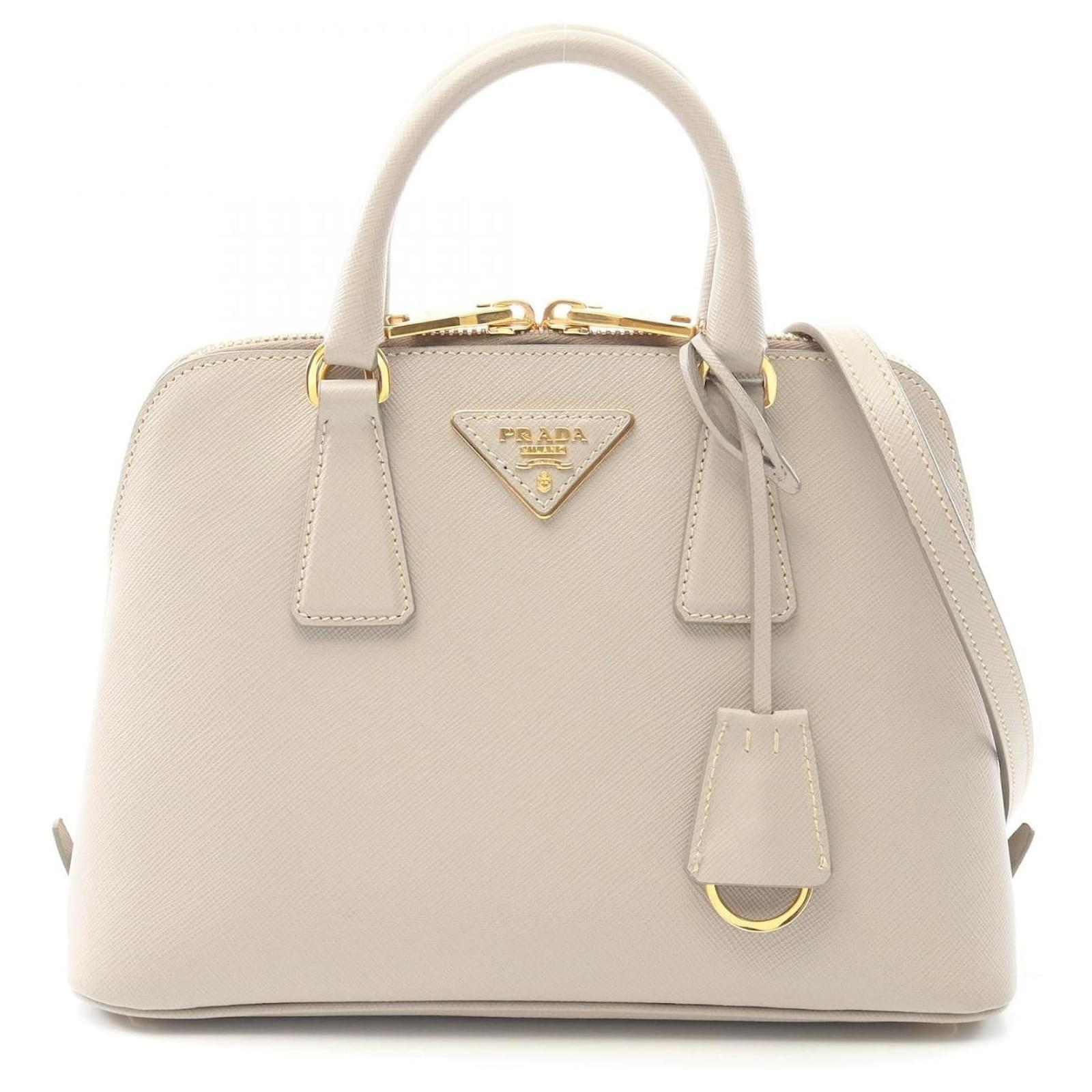 Prada Saffiano Leather Handbag Grey ref.2434089 - Joli Closet