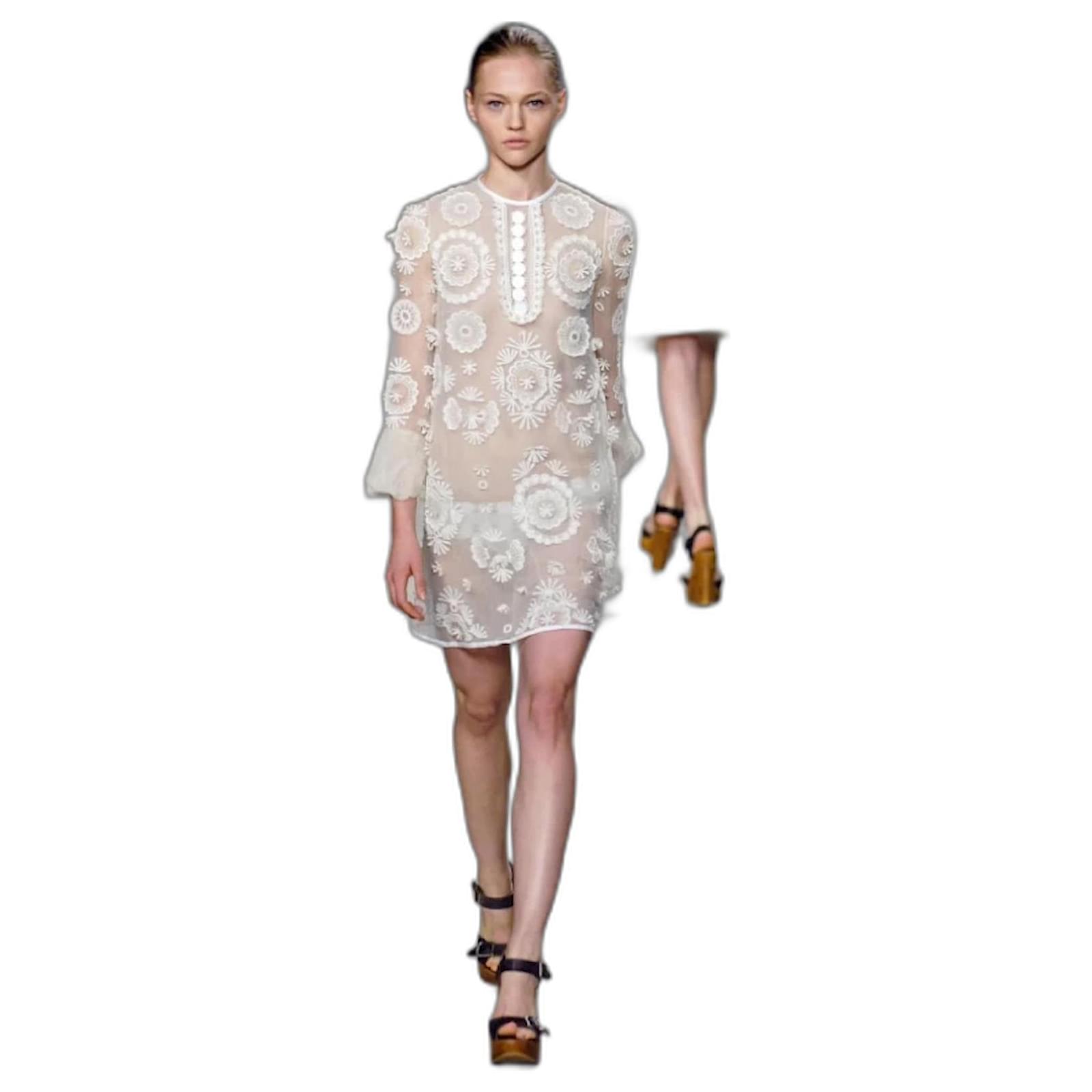top Chloé, model Porcelain Spring 2006 by Phoebe Philo White Silk ref ...