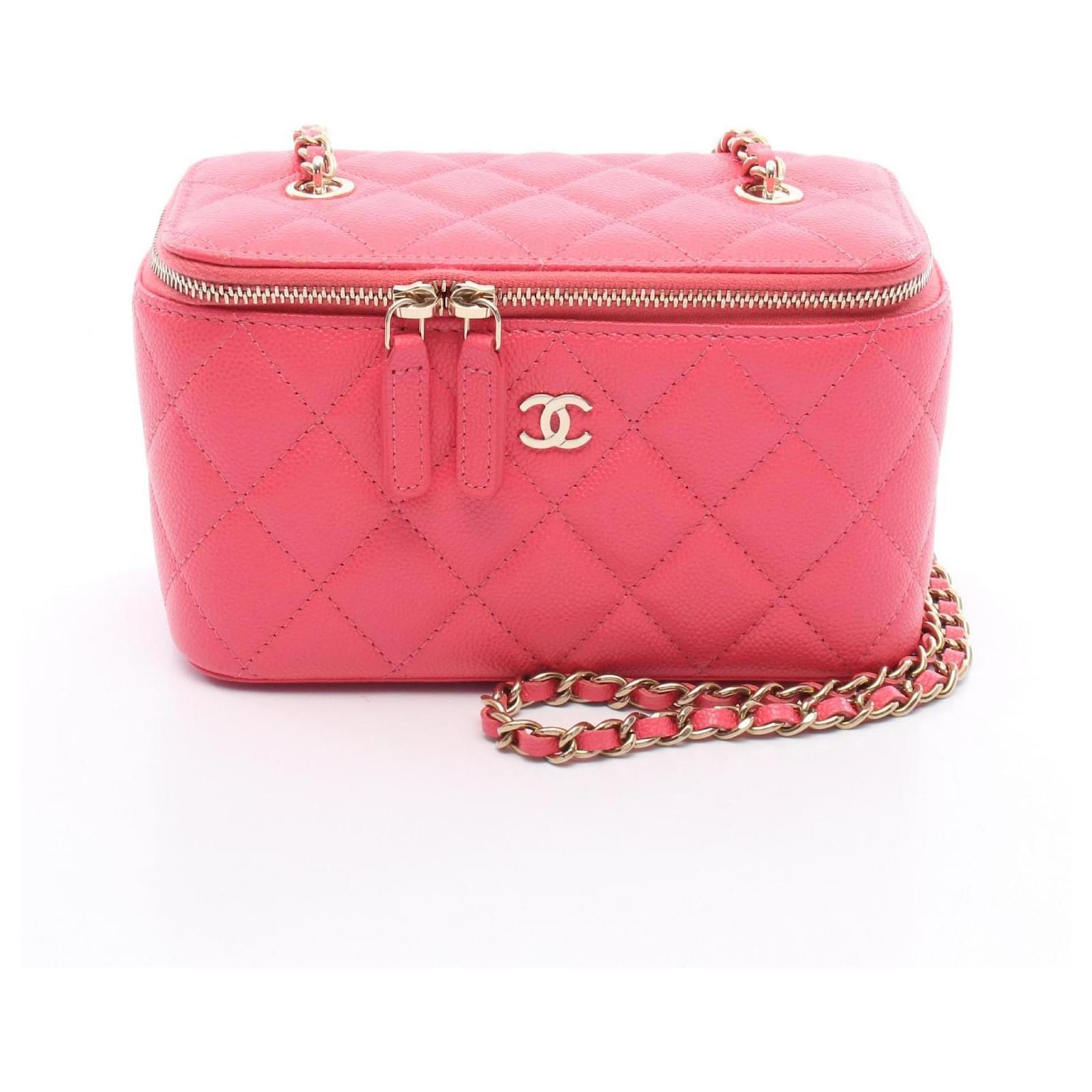 Chanel Vanity Pink Leather ref.2441169 - Joli Closet