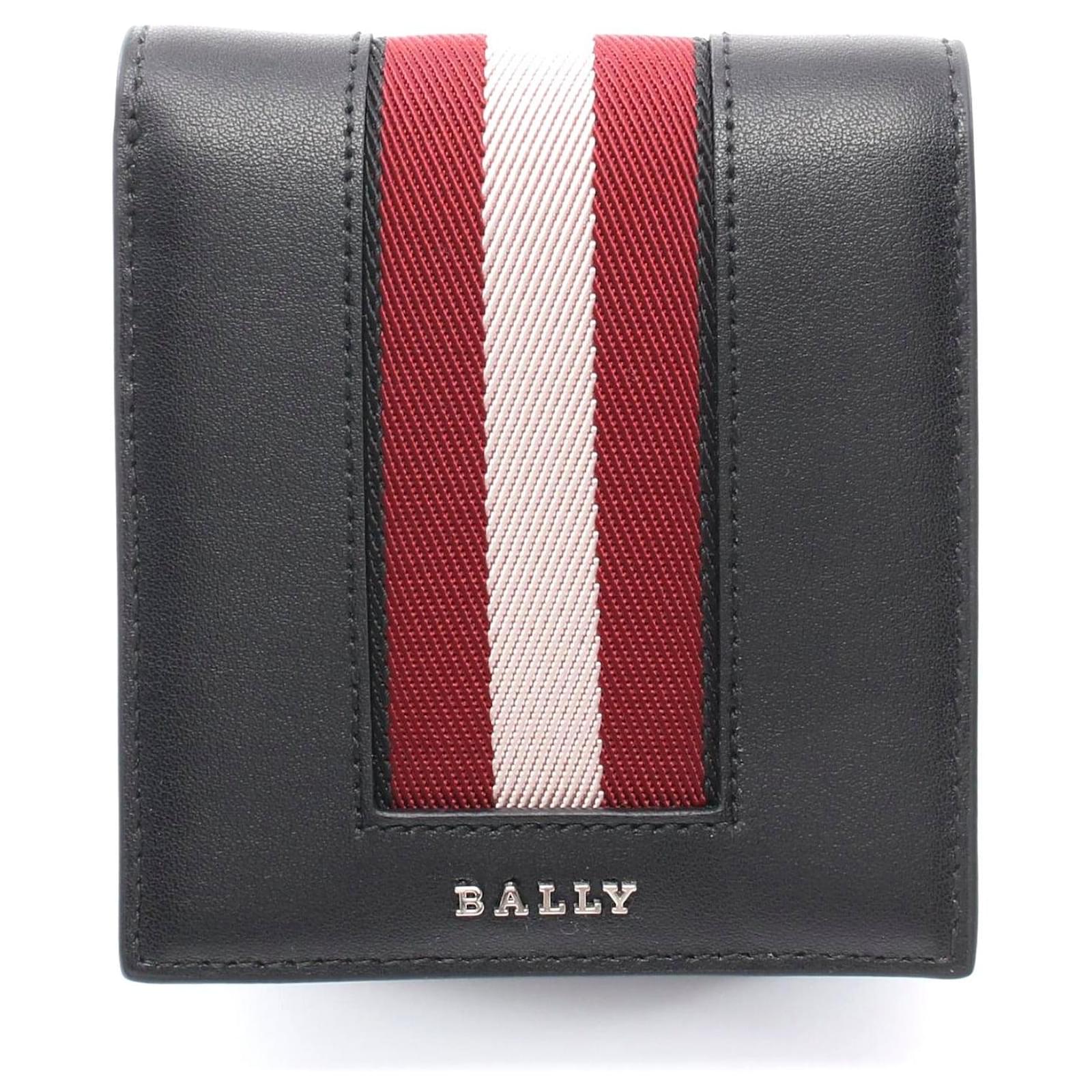 Bally Leather Bifold Wallet Black ref.2448438 - Joli Closet