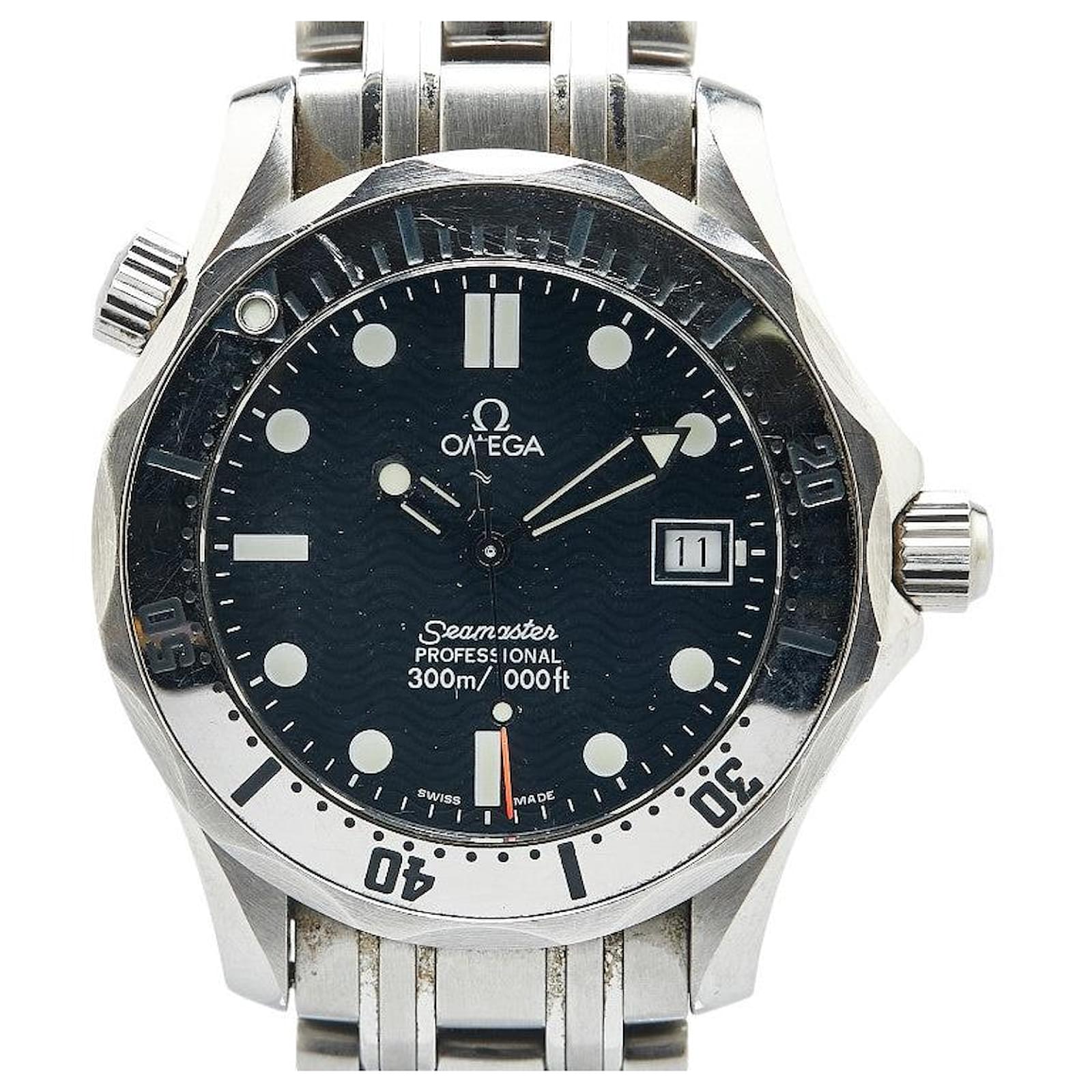 Omega Seamaster 300 Stainless Steel Blue Metal ref.2454294 - Joli Closet