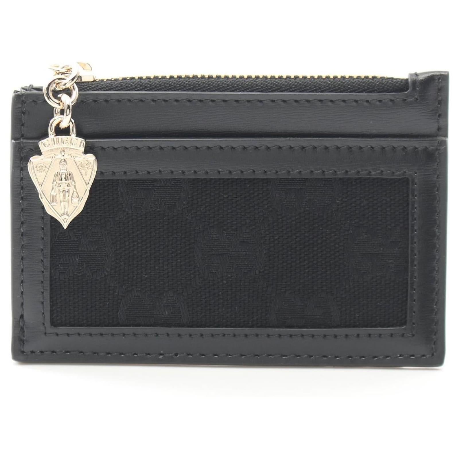 Gucci GG Canvas Coin Case Black Leather Cloth ref.2455357 - Joli Closet