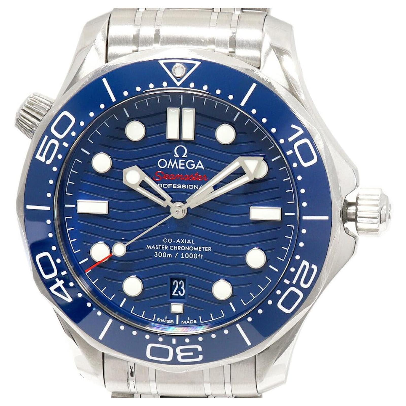 Omega Blue Dial Seamaster Diver 300M Automatic Watch 210.30.42.20.03 ...