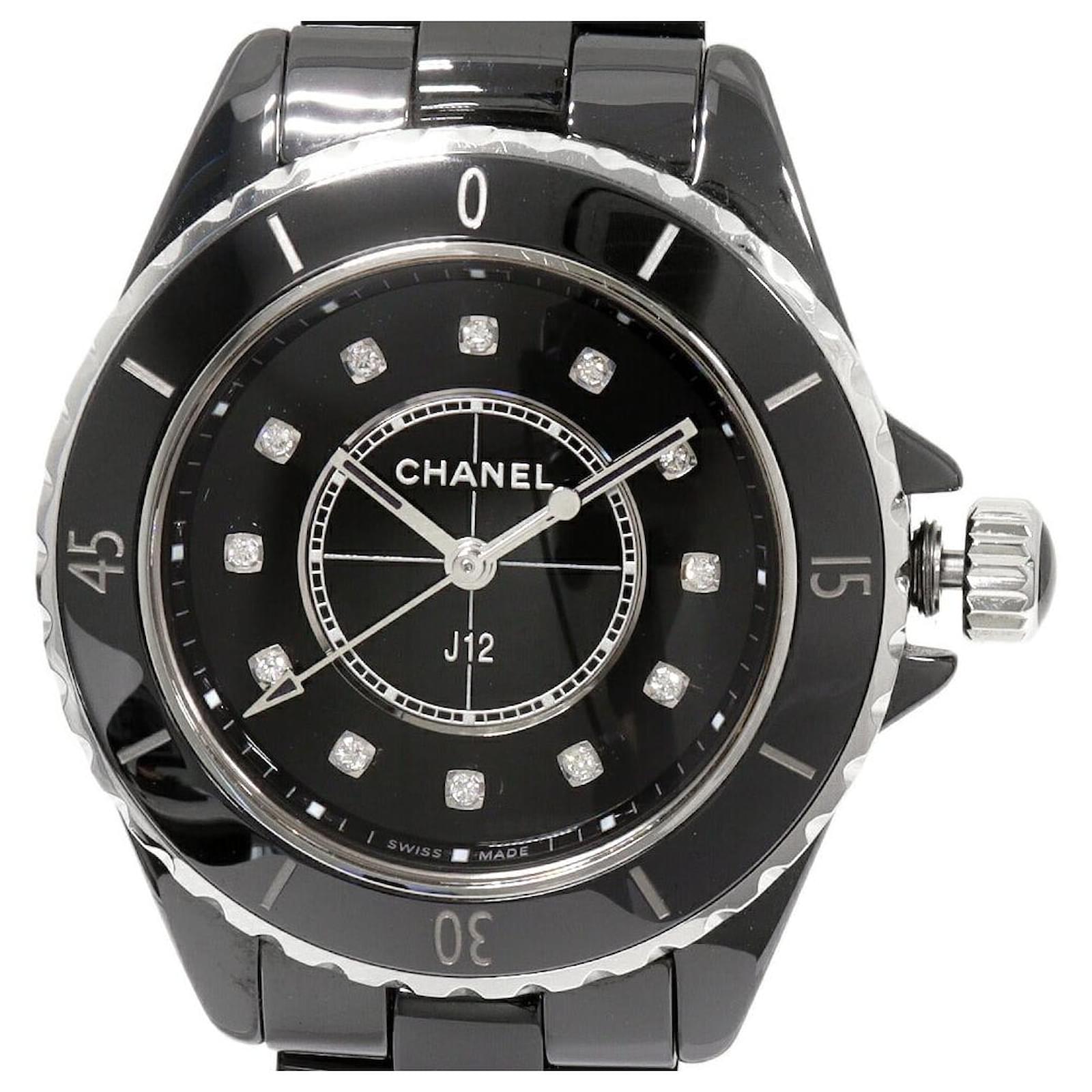 Chanel Black Ceramic J12 Watch H5701 ref.2460455 - Joli Closet
